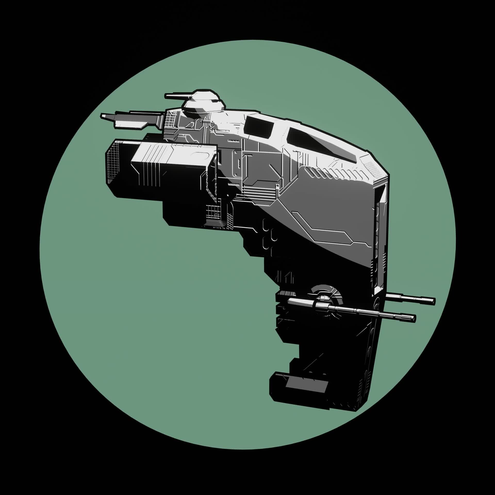 ArtStation - Style Switch Spaceship