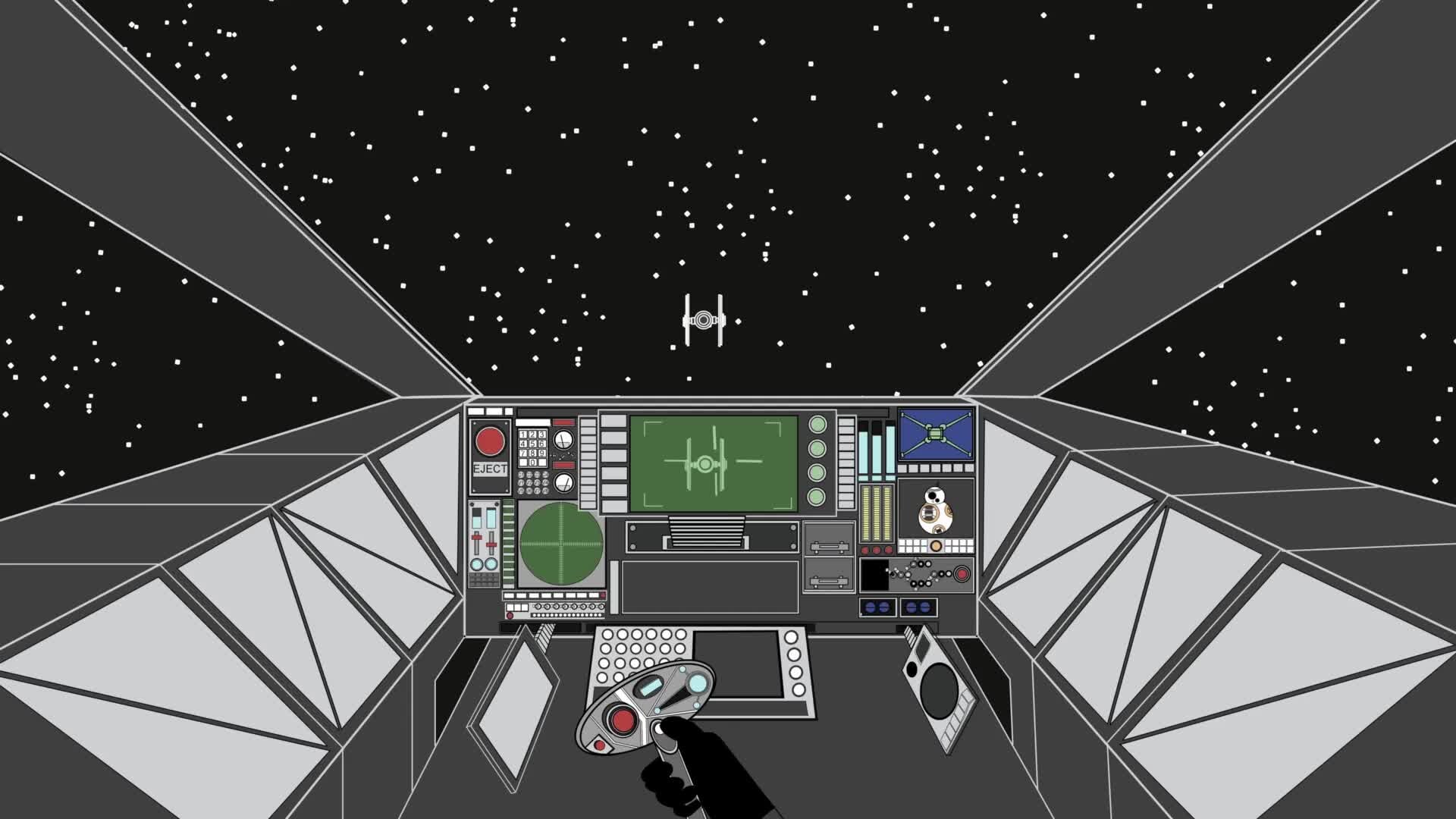 ArtStation - Star Wars: Space Battle Motion Graphics