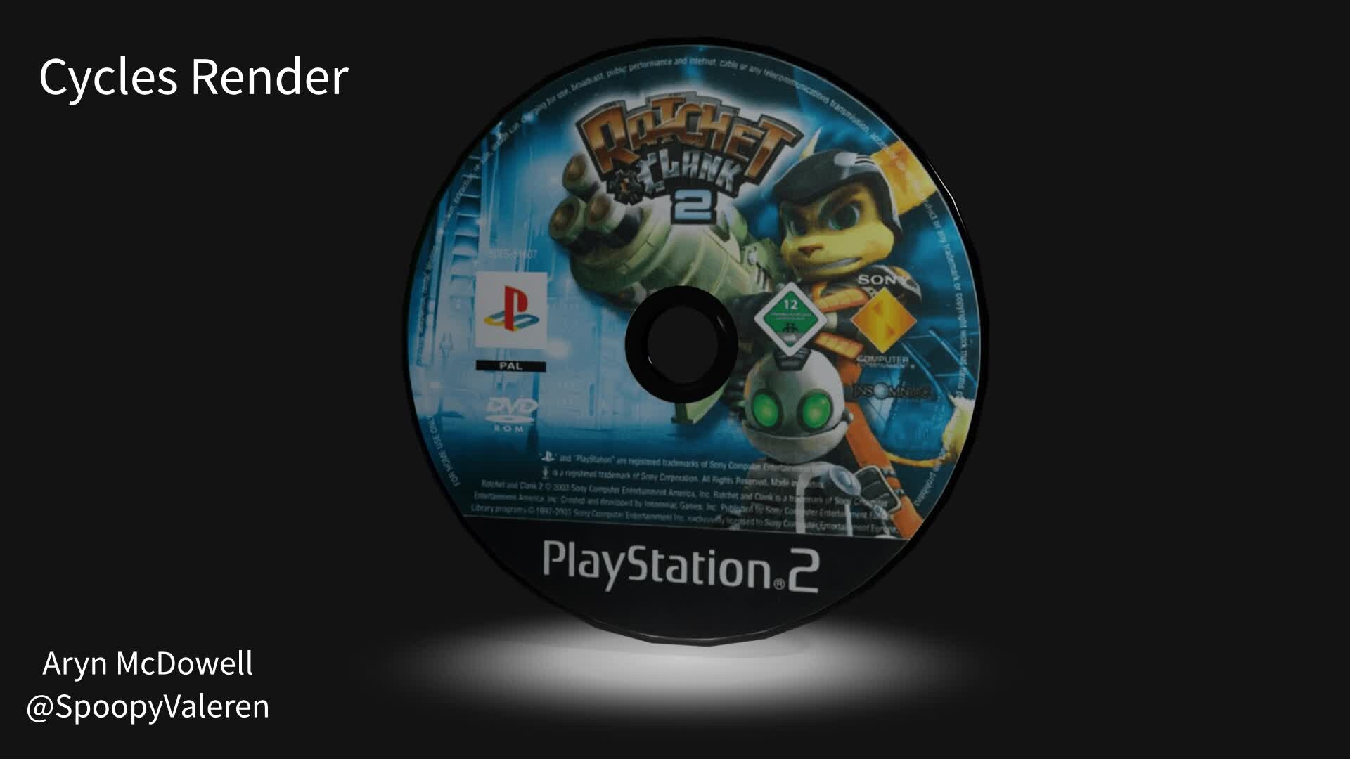 ArtStation - PS2 Disk