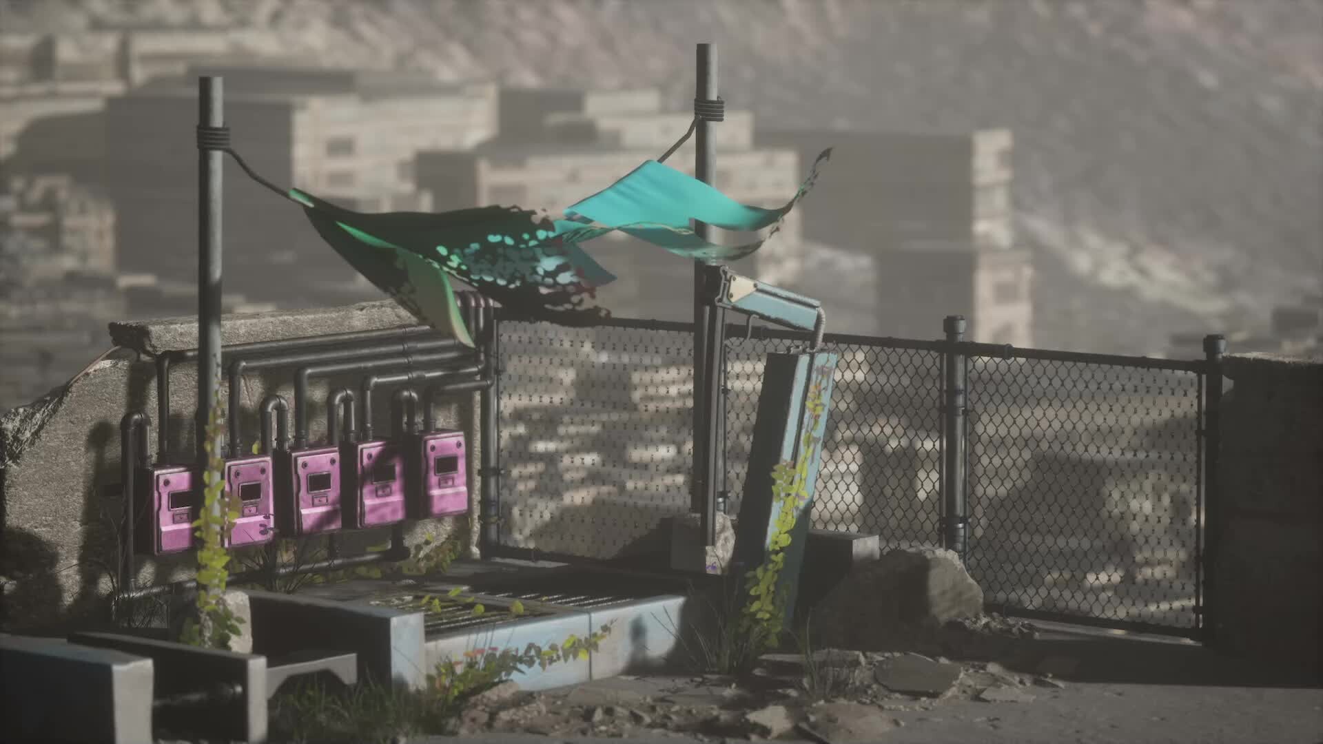 ArtStation - Post Apocalypse Rooftop