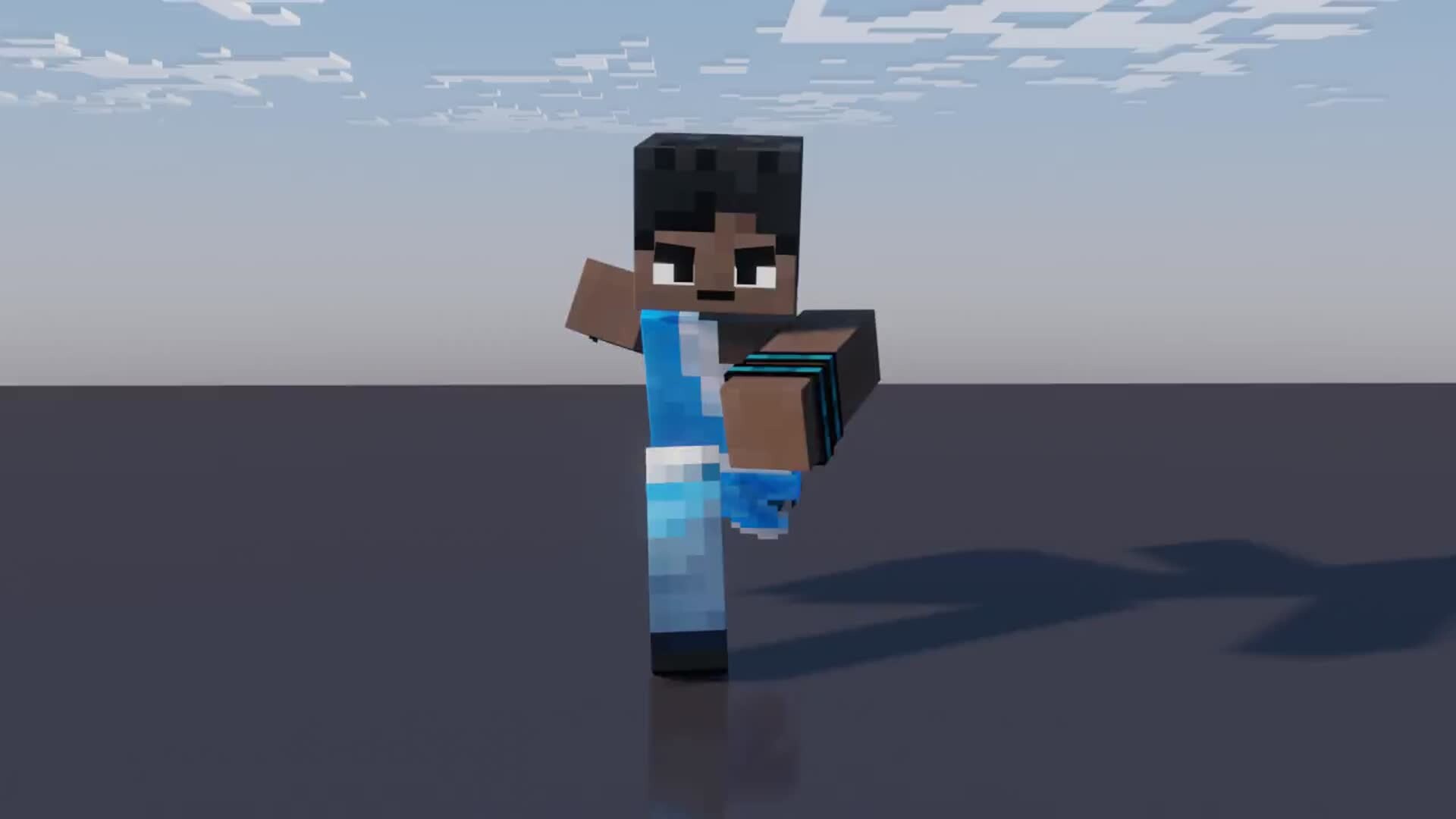 ArtStation - MC Run Cycle Animation