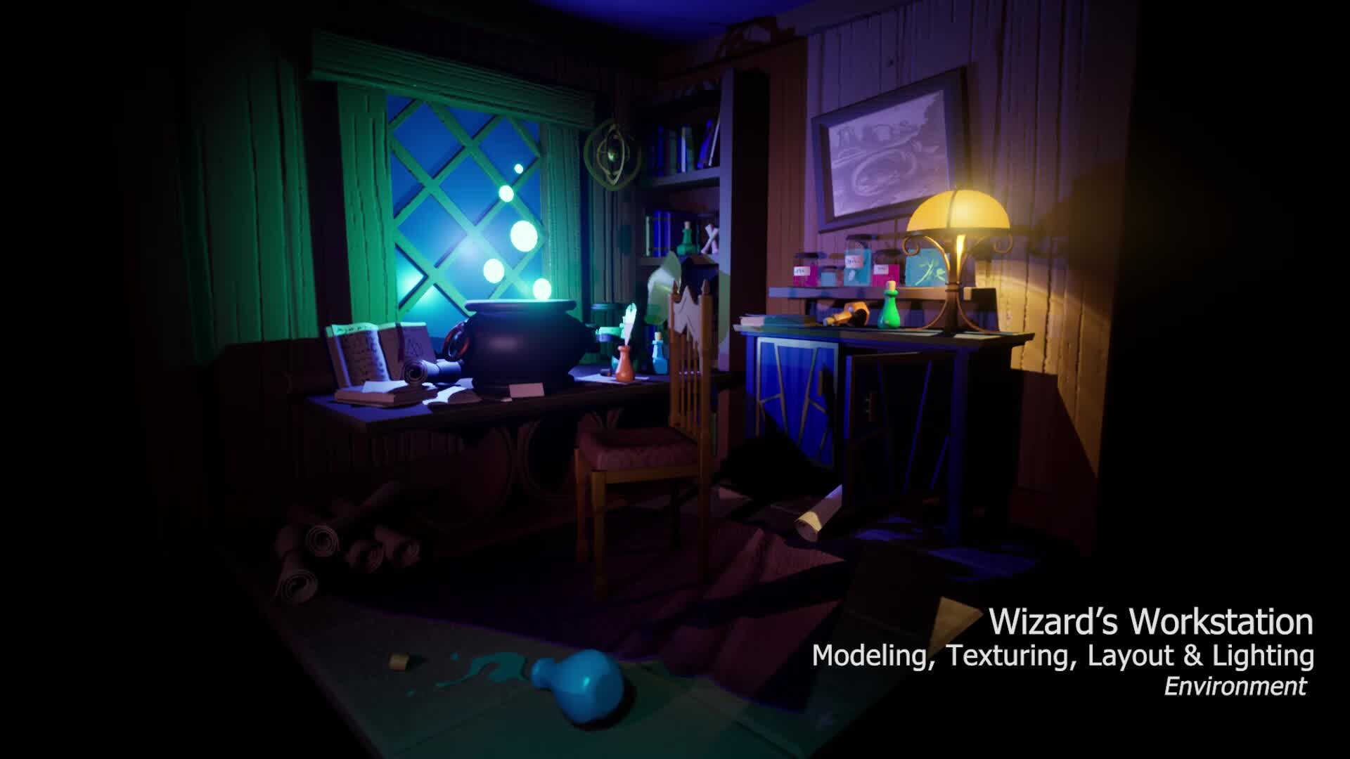 ArtStation - Wizard's Workstation