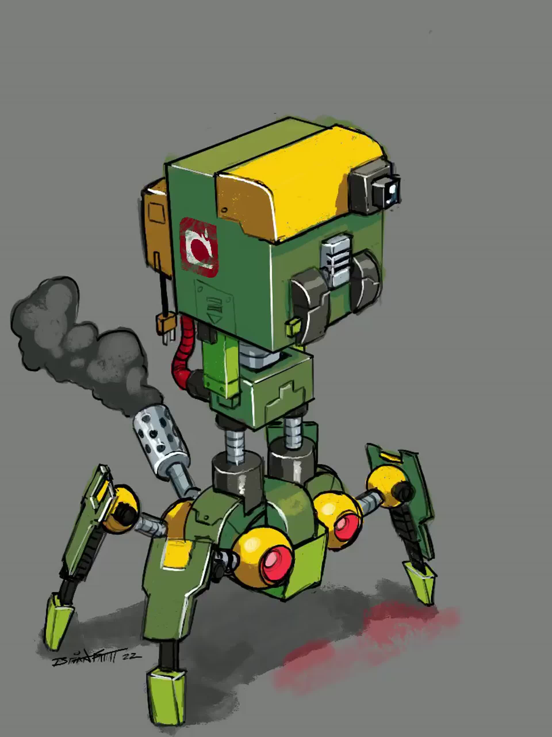 ArtStation - Creeper-Bot