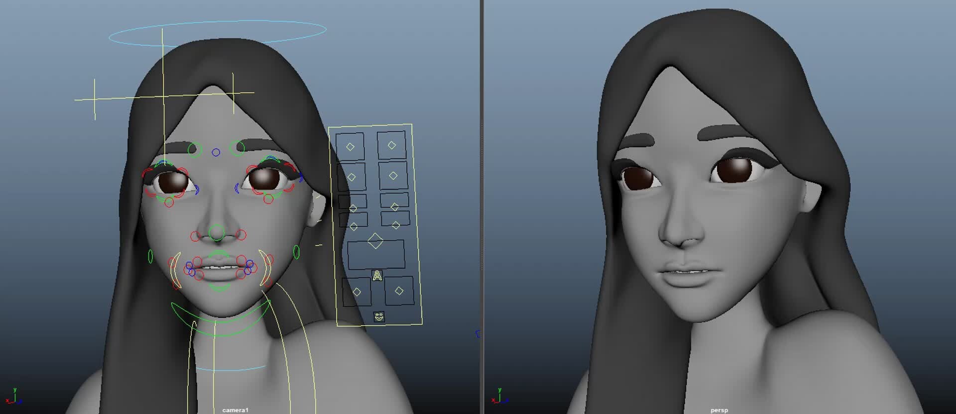 ArtStation - Face Rig Tests