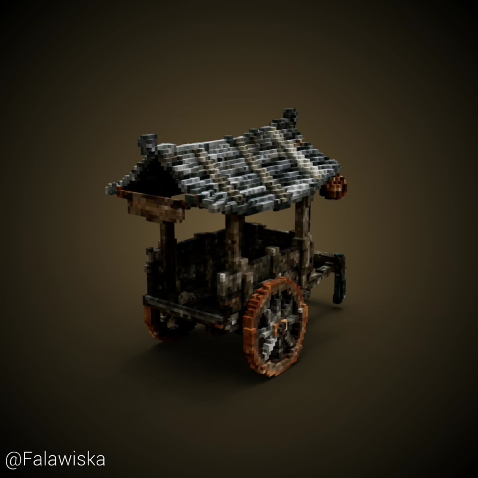 ArtStation - (Very Detailed) A Cart of a Merchant