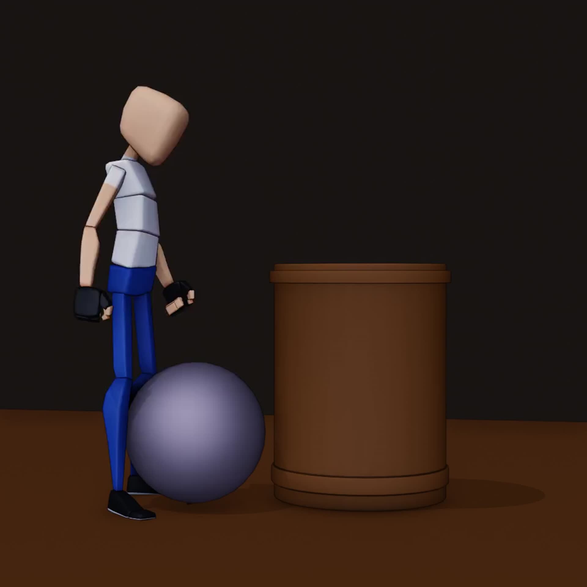 ArtStation - Weight Lift Animation