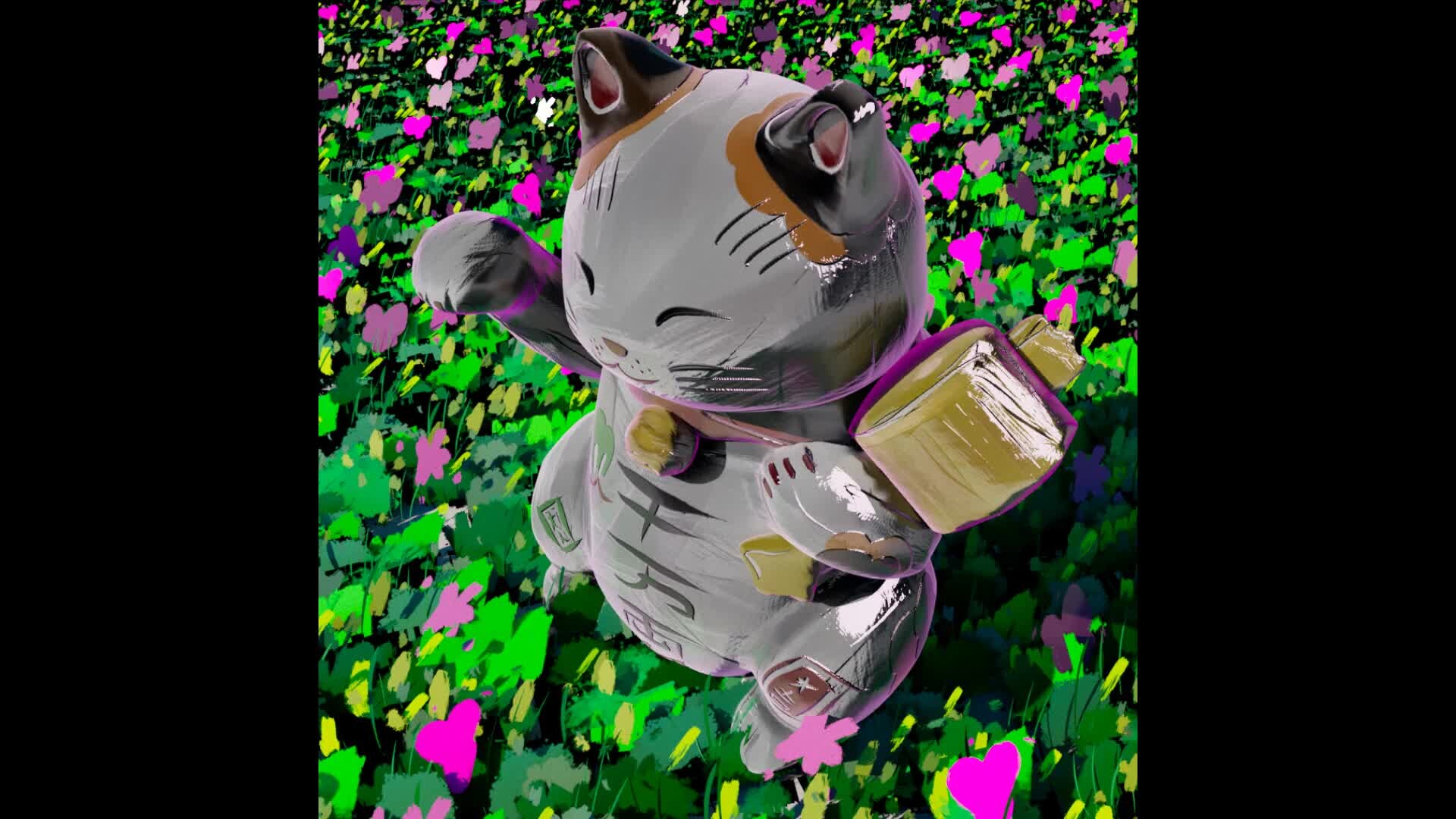 ArtStation - Maneki-neko animated Model