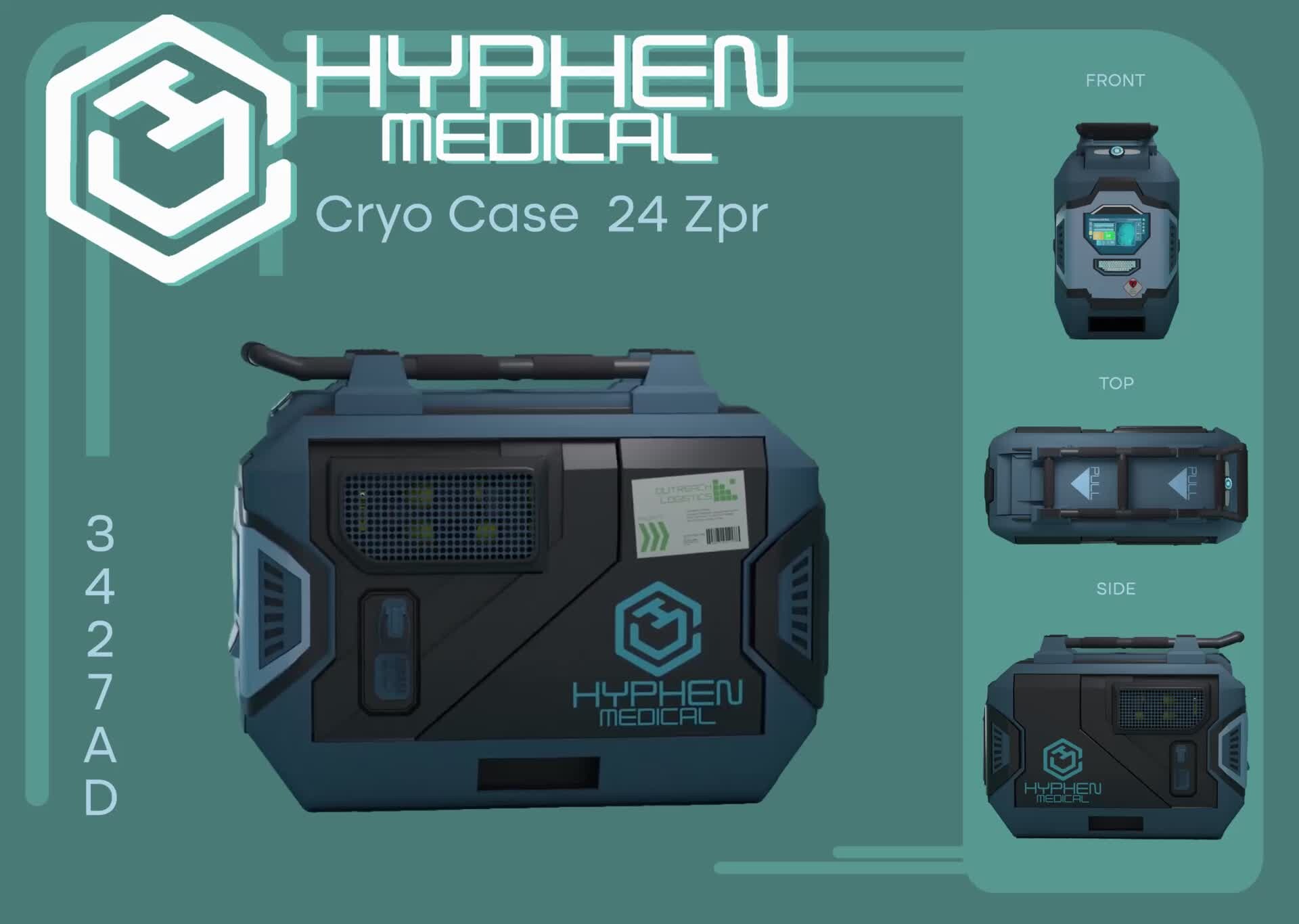 ArtStation - Hyphen Medical - Cryo Freeze storage crate