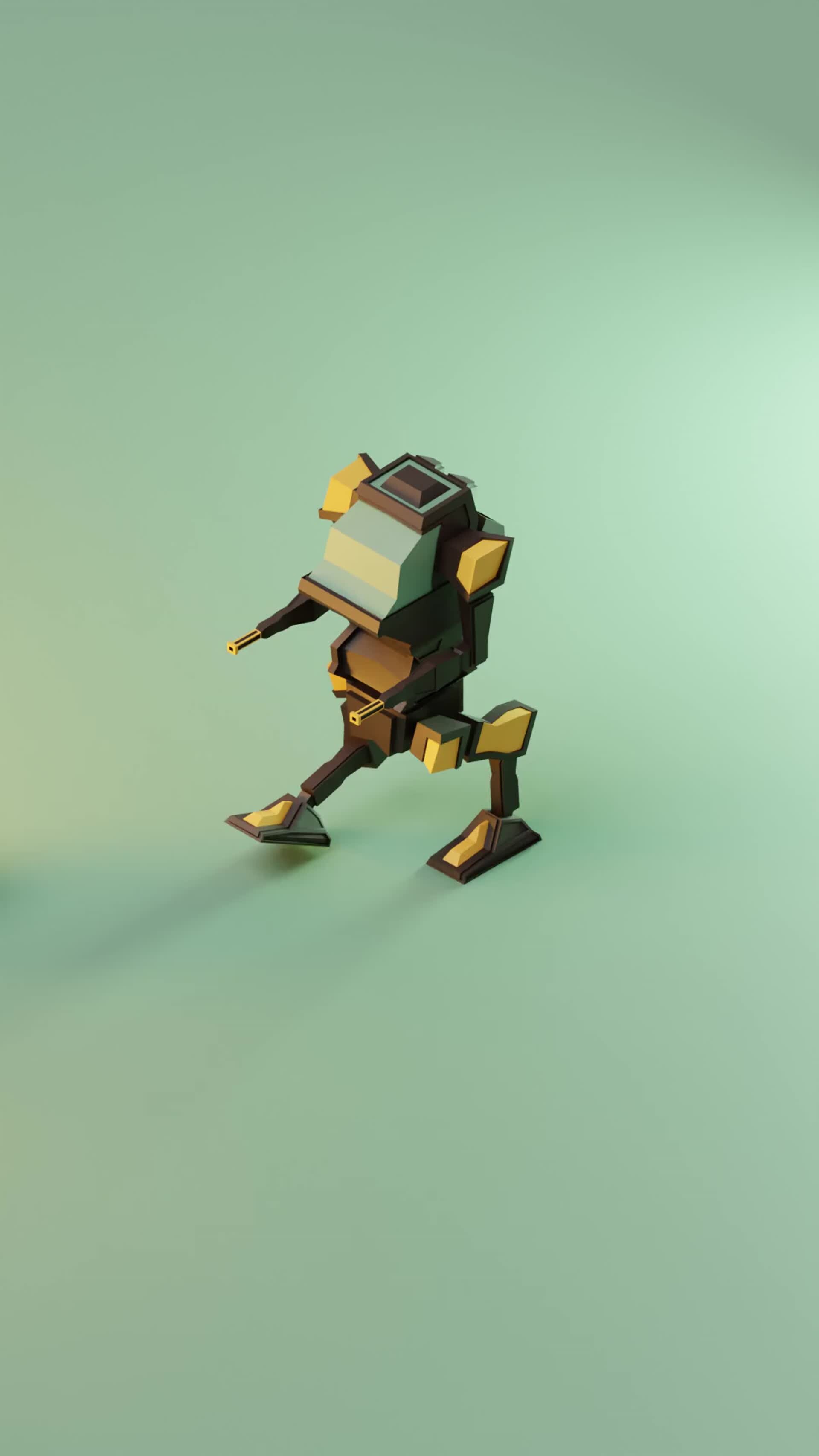 ArtStation - Isometric mecha