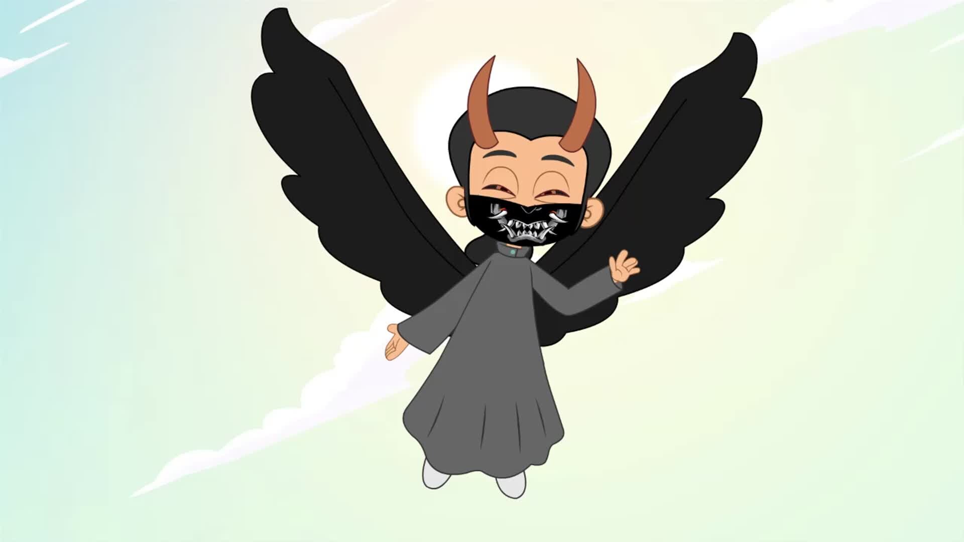 ArtStation - devil's flying animtion