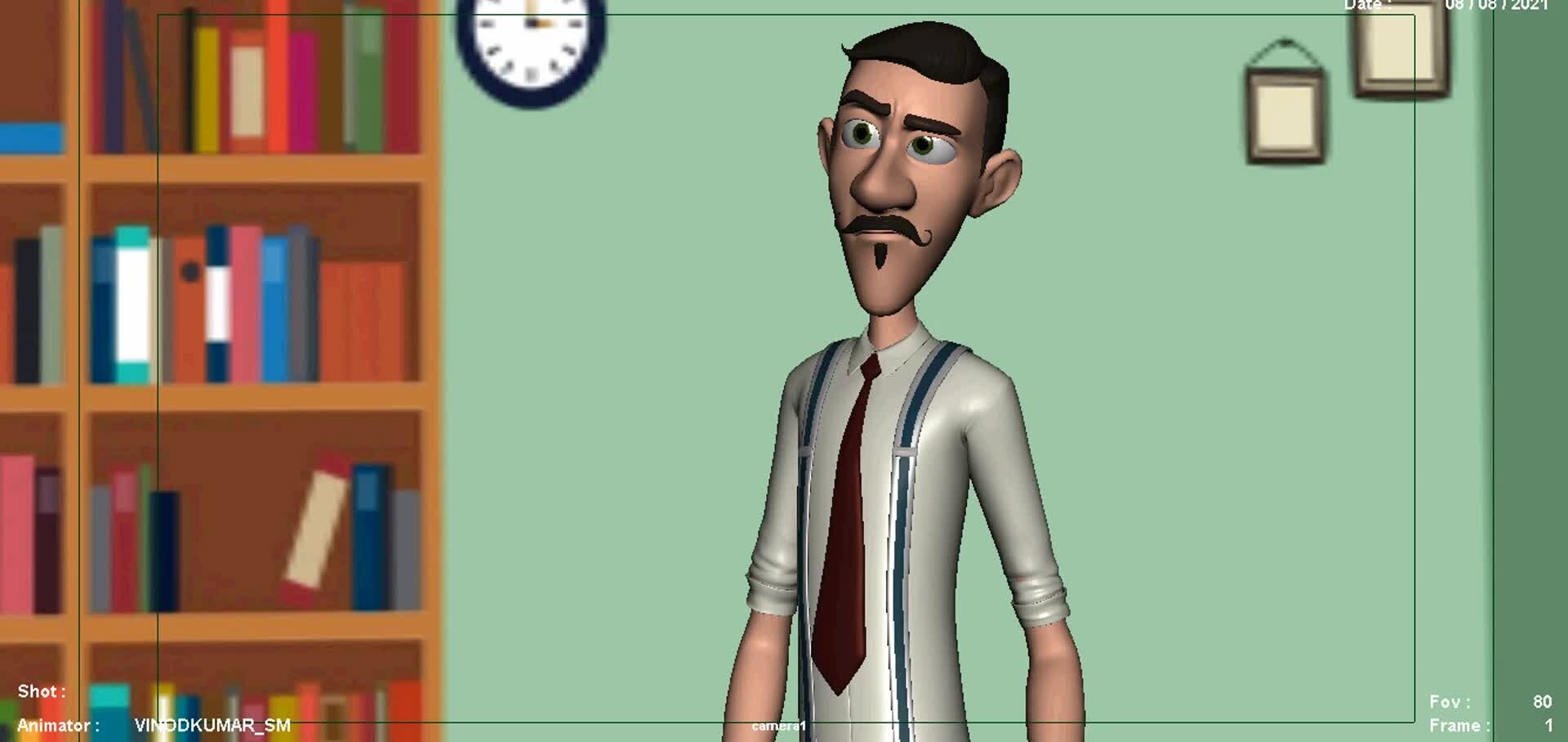 ArtStation - Acting with Malcom Animation Rig.