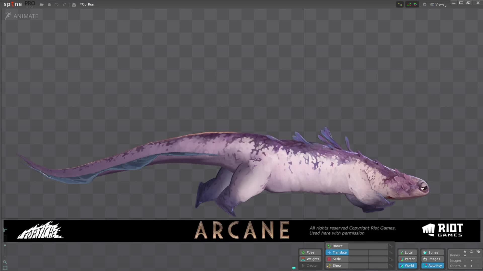 ArtStation - Arcane Rio Run Cycle with Spine