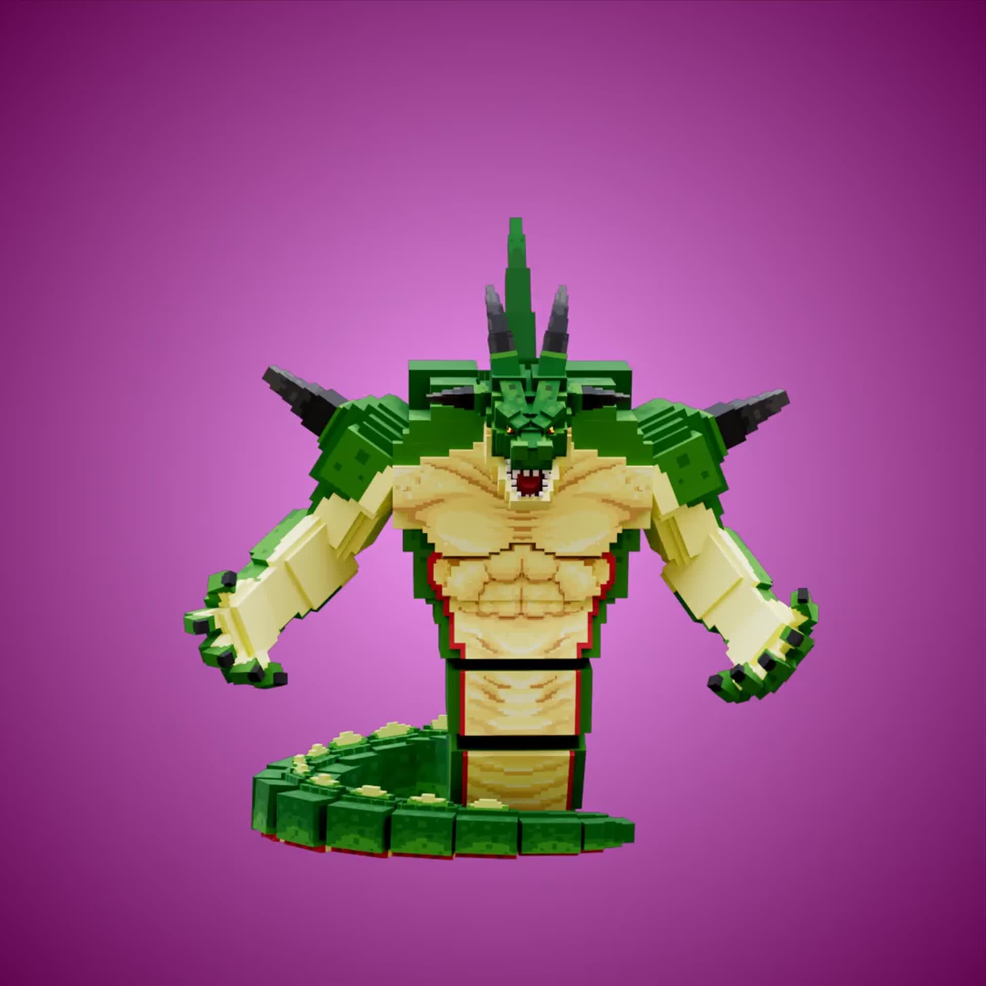 ArtStation - Polunga Dragon Voxel