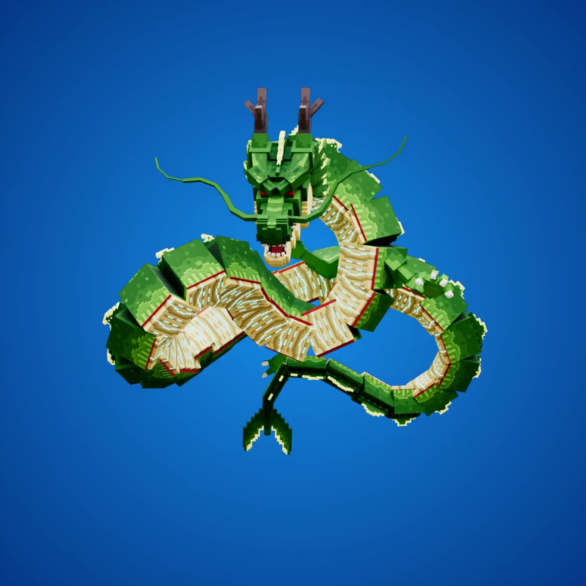 ArtStation - Shenron Dragon Voxel