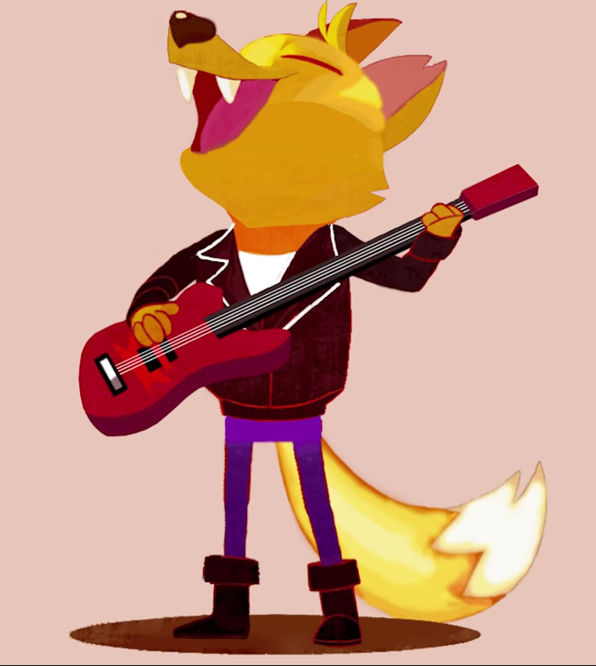 ArtStation - Singing fox