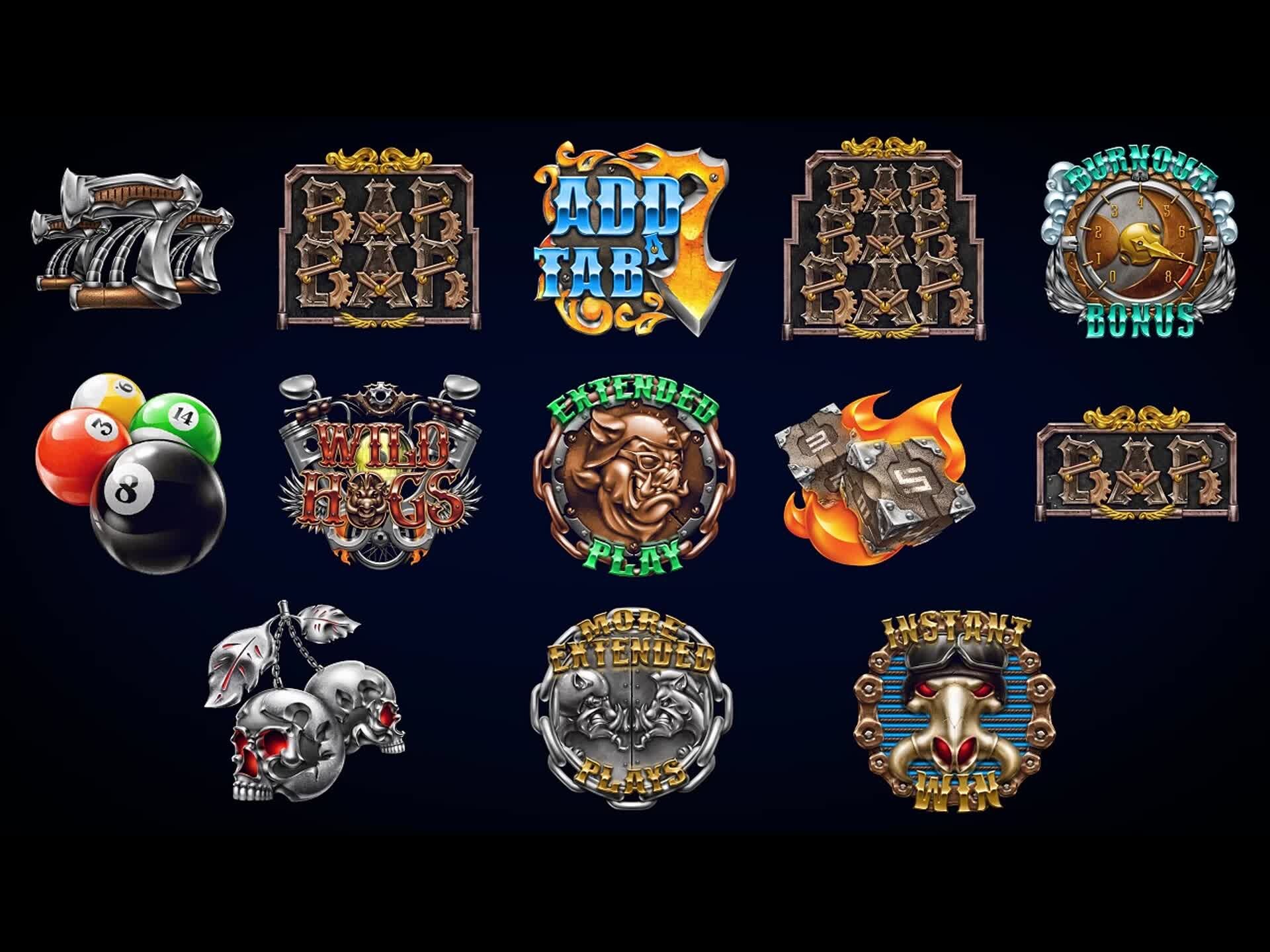 ArtStation - Animation of symbols for the slot "Wild Hogs"