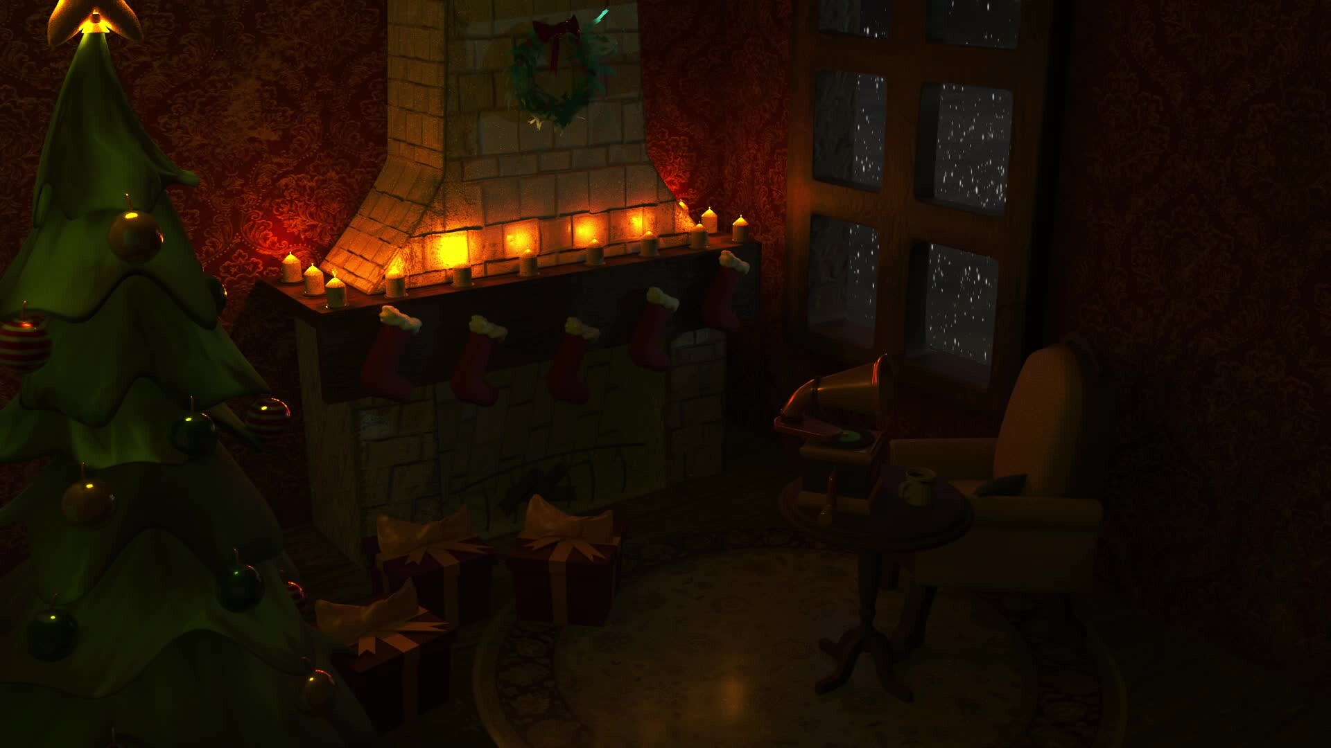 ArtStation - Christmas Scene