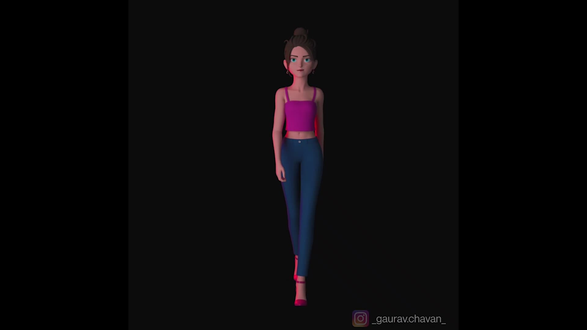 Artstation Female Walk Cycle
