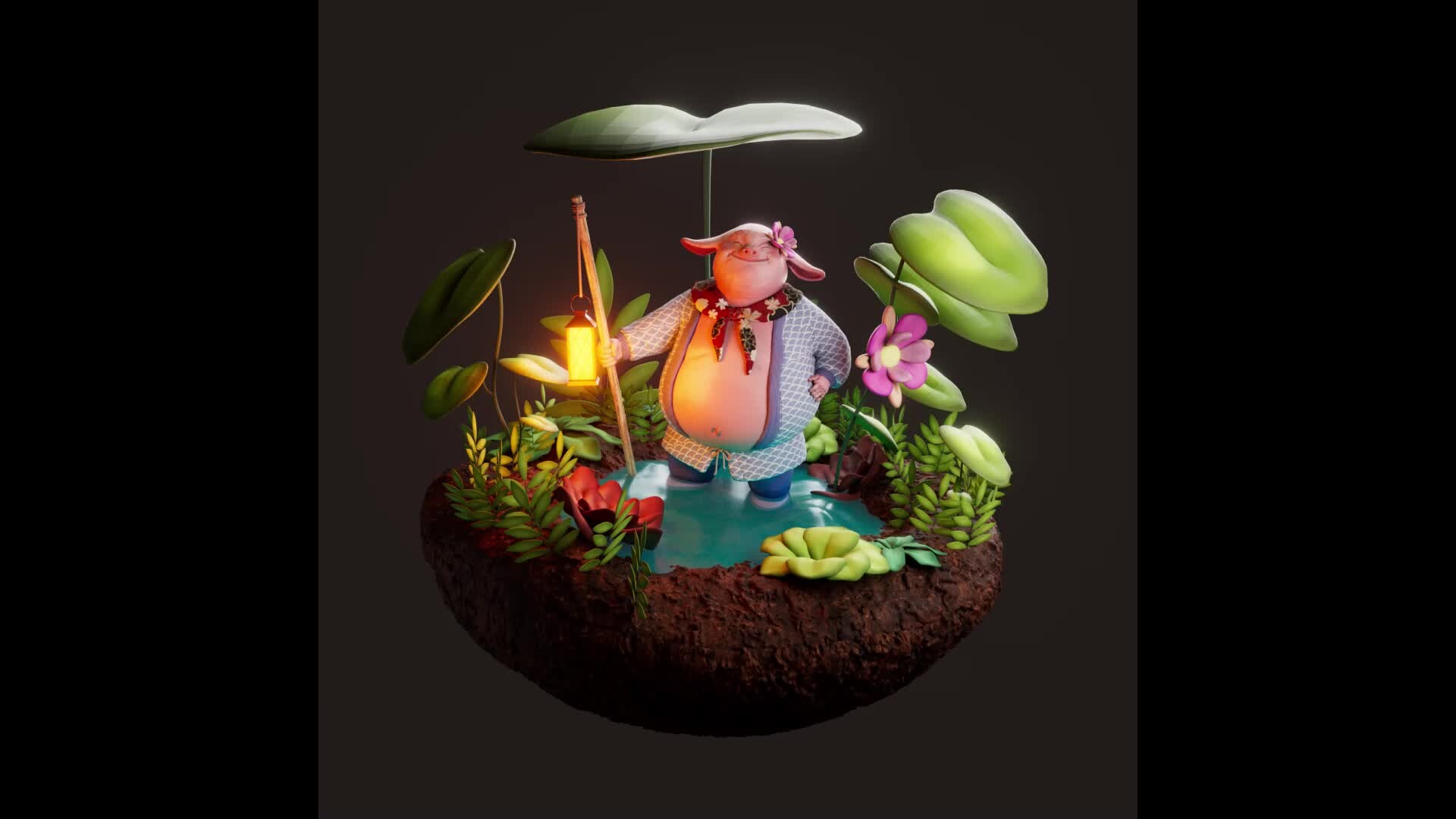 ArtStation - Farmer Pig