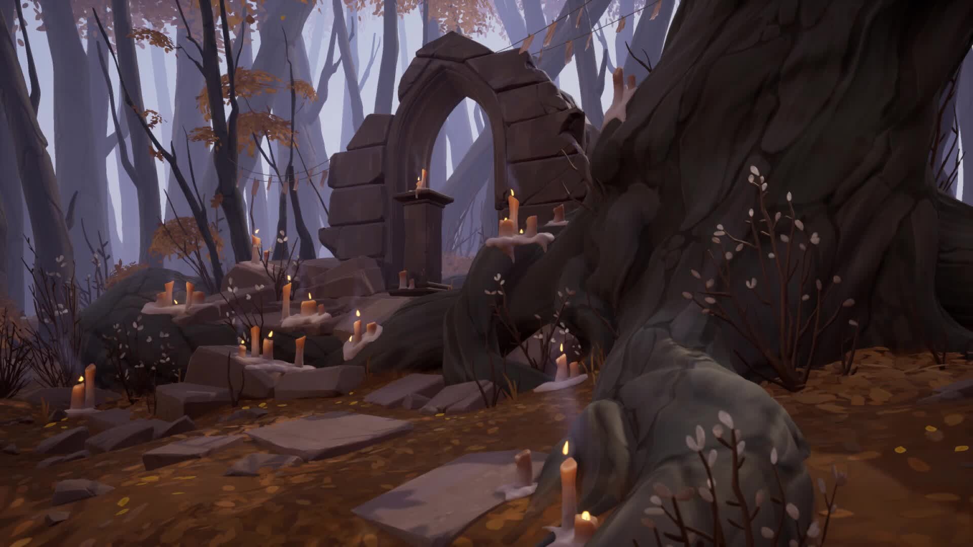 ArtStation - Forest Shrine