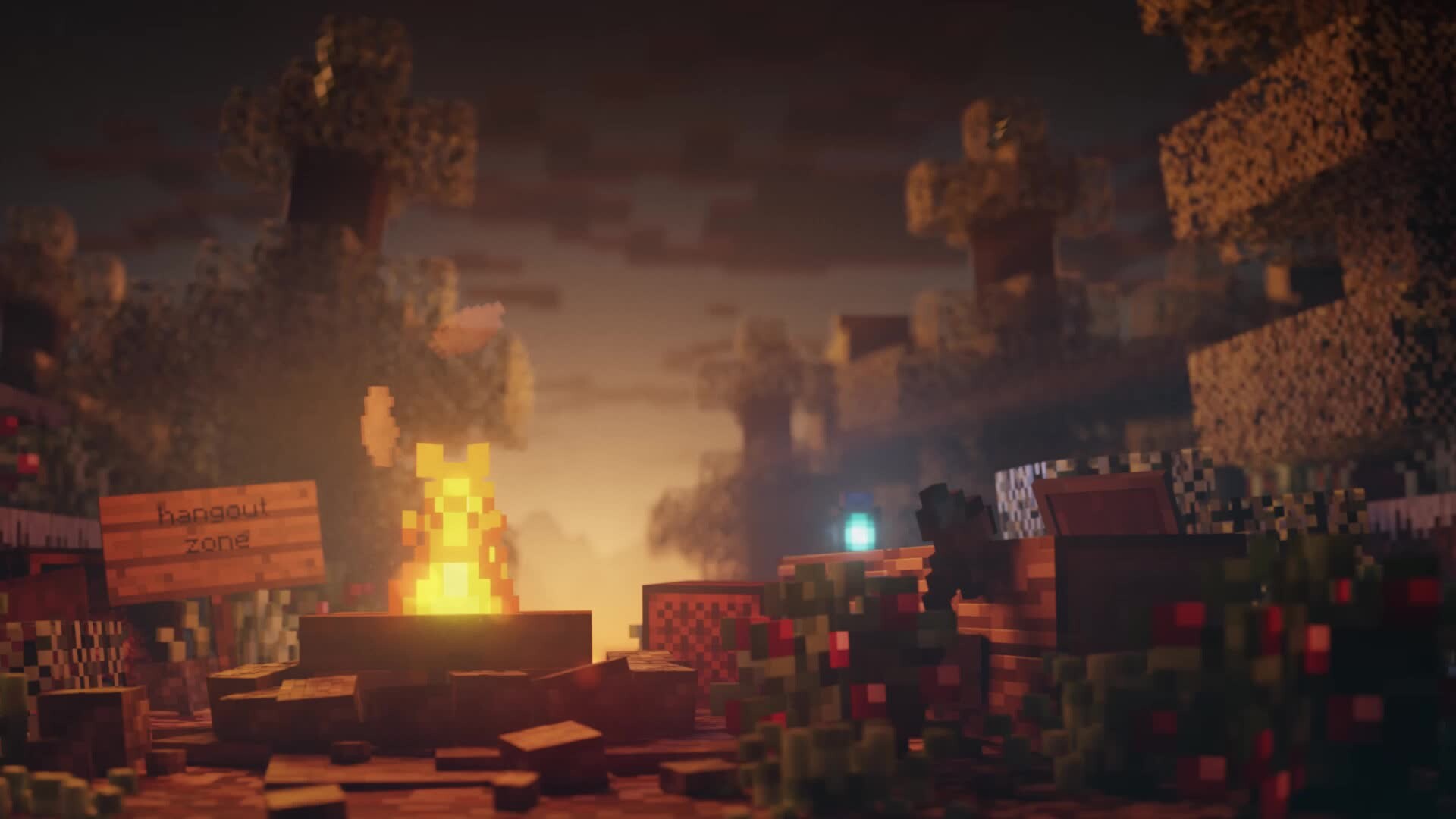 ArtStation - Animated Loop of Minecraft Scene