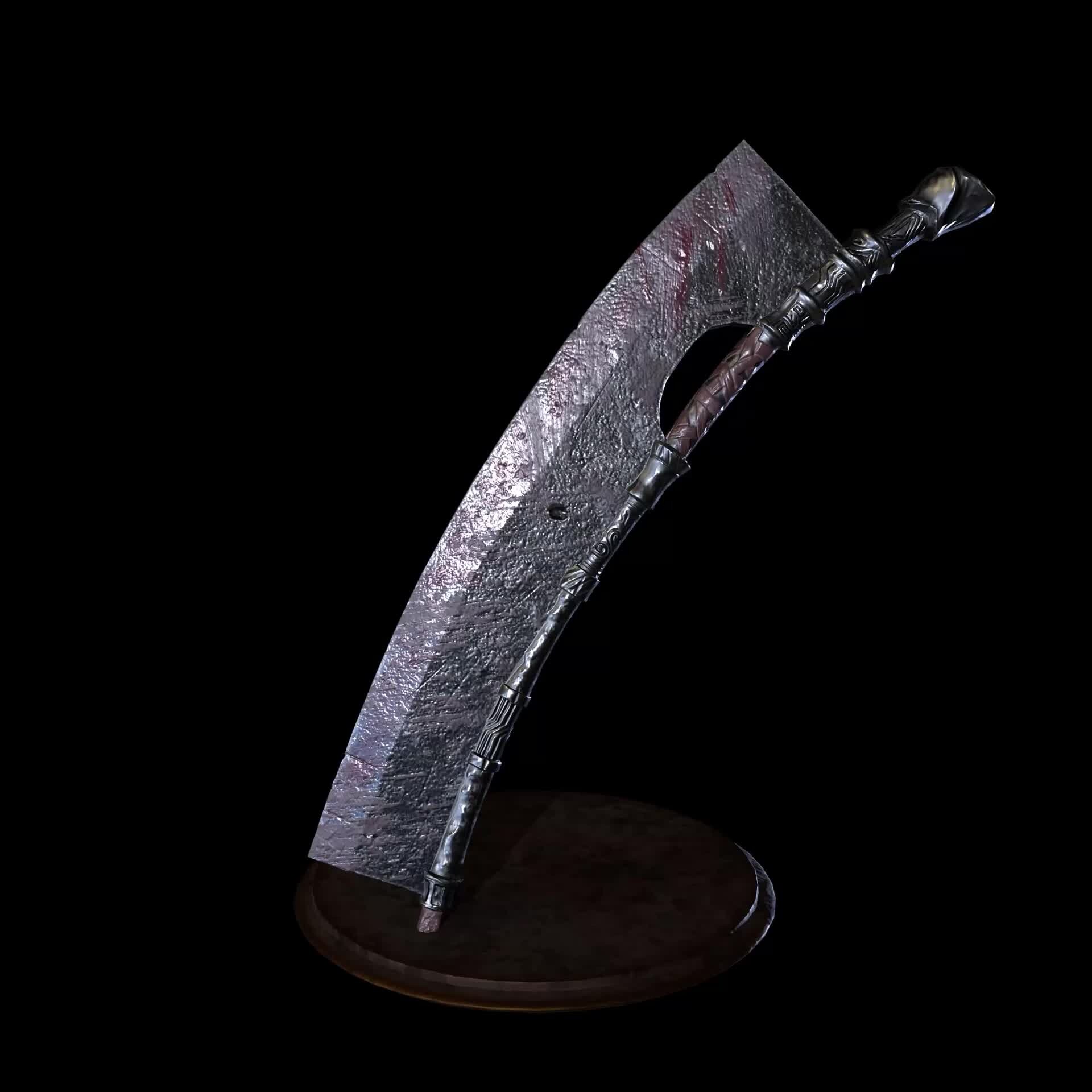 ArtStation - Yhorm's Great Machete - Dark Souls Weapon