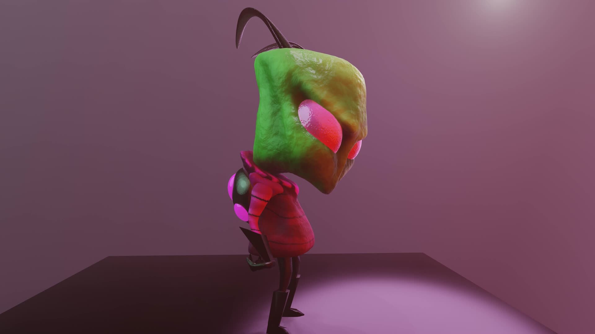 ArtStation - Invader Zim, Gir & Pig