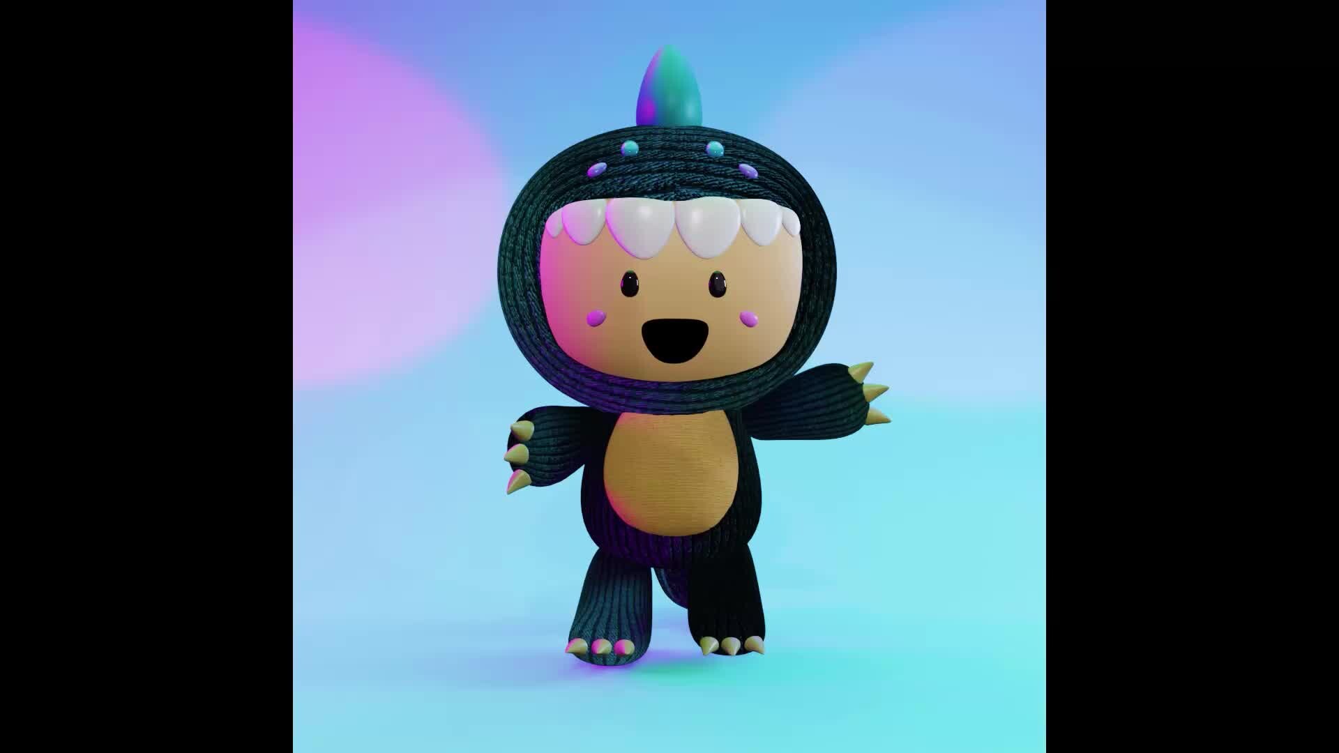 ArtStation - Boy Dinosaur Style Chibi