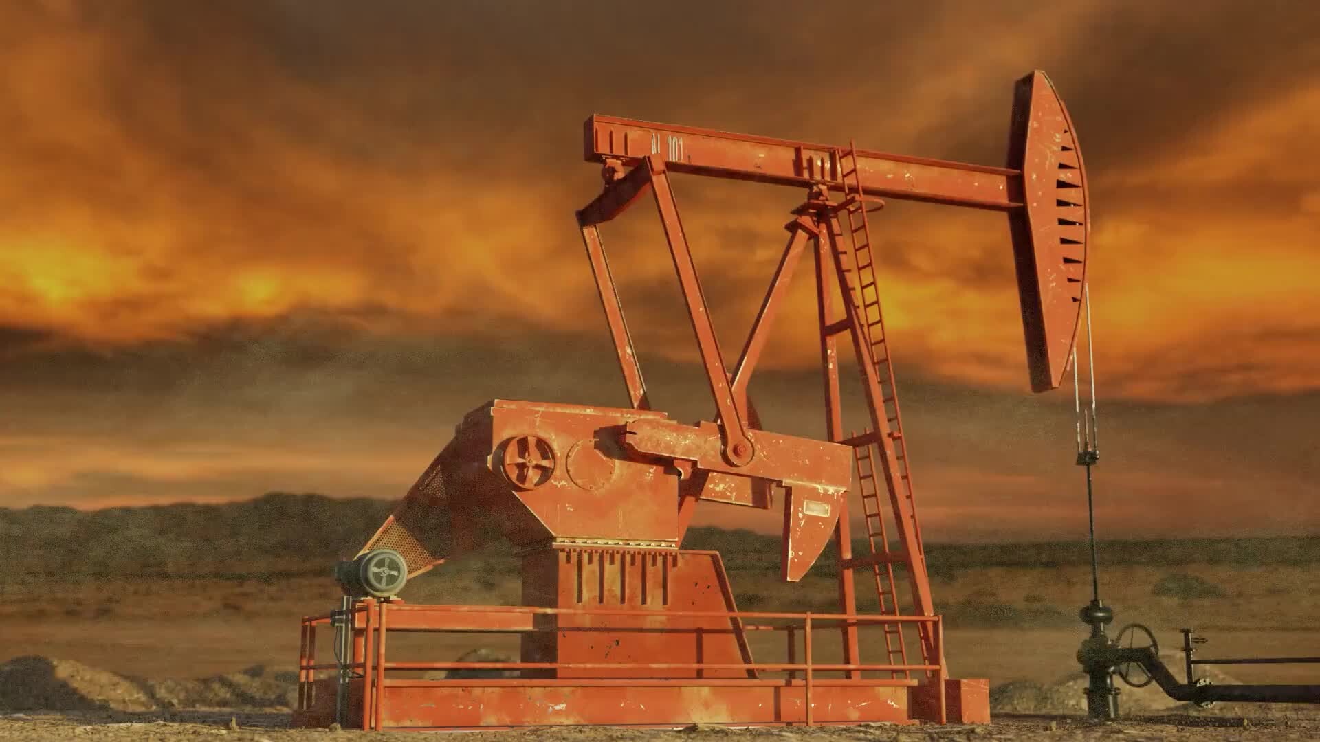 ArtStation - 🛢 Oil beam pump