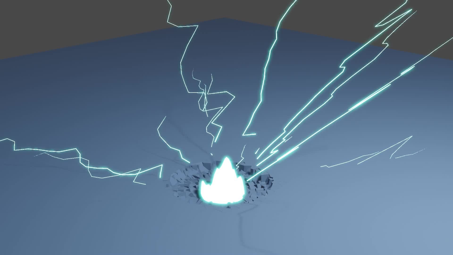 ArtStation - Procedural 3D electric ball impact