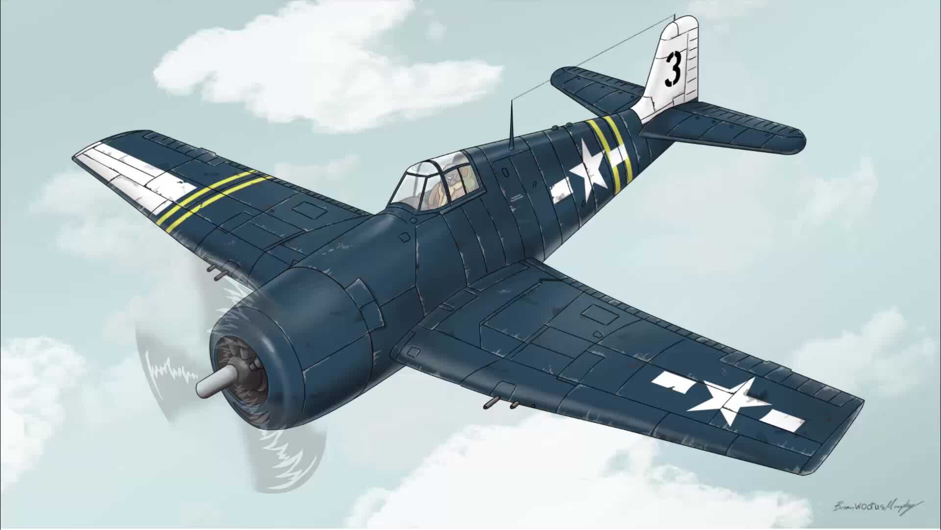 ArtStation - Grumman F6F Hellcat