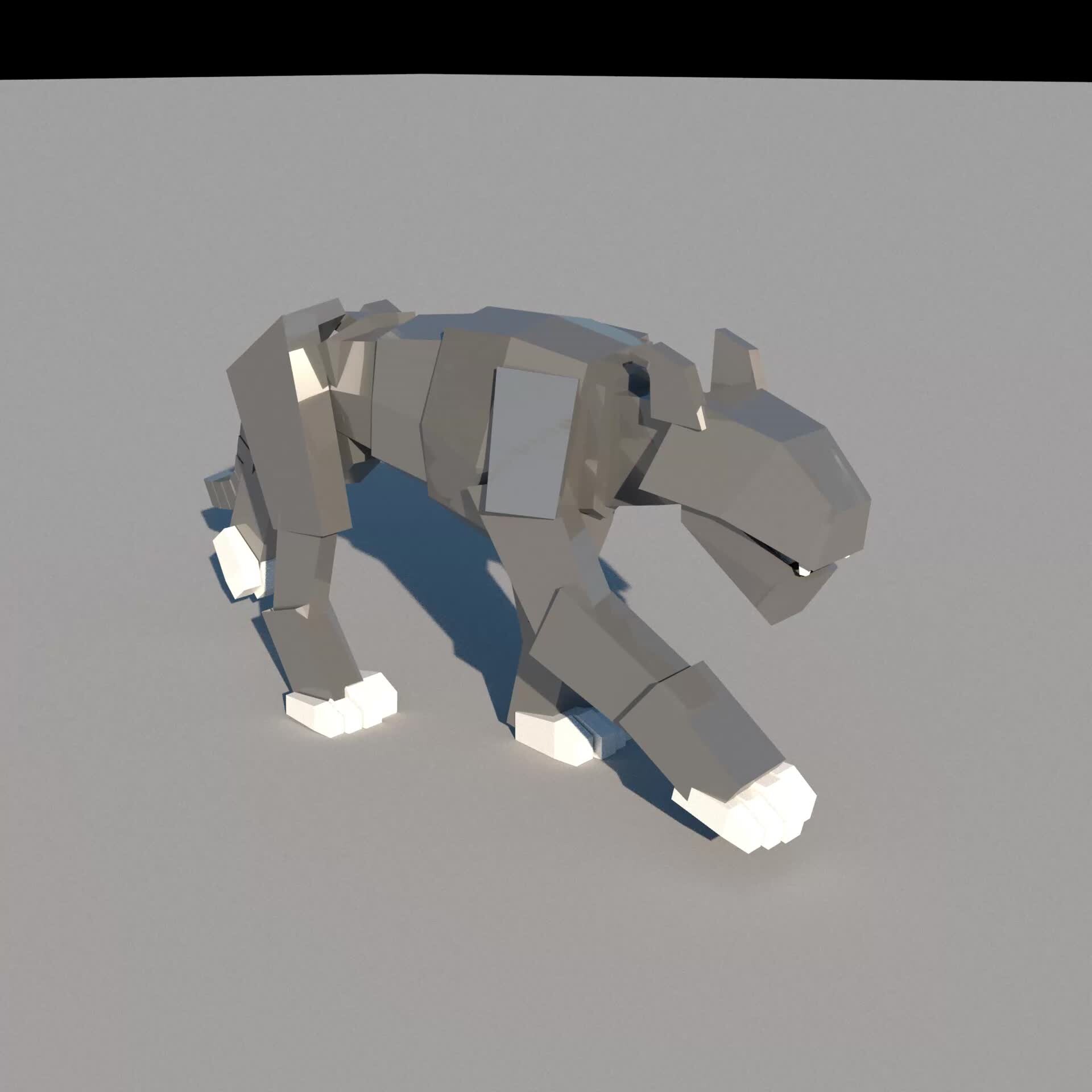 ArtStation - Tiger Walk Cycle Animation