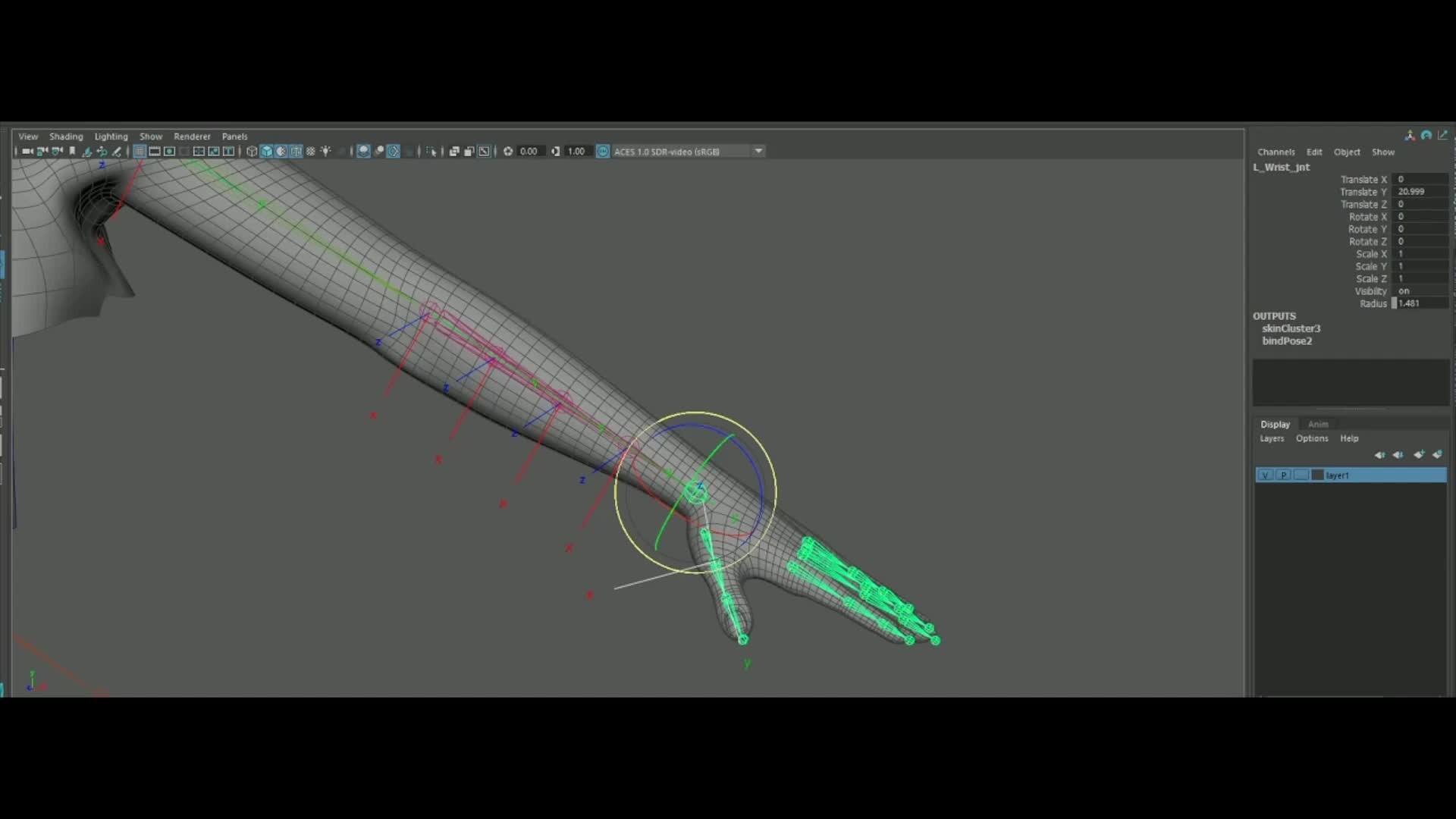 ArtStation - Forearm Twist in Maya