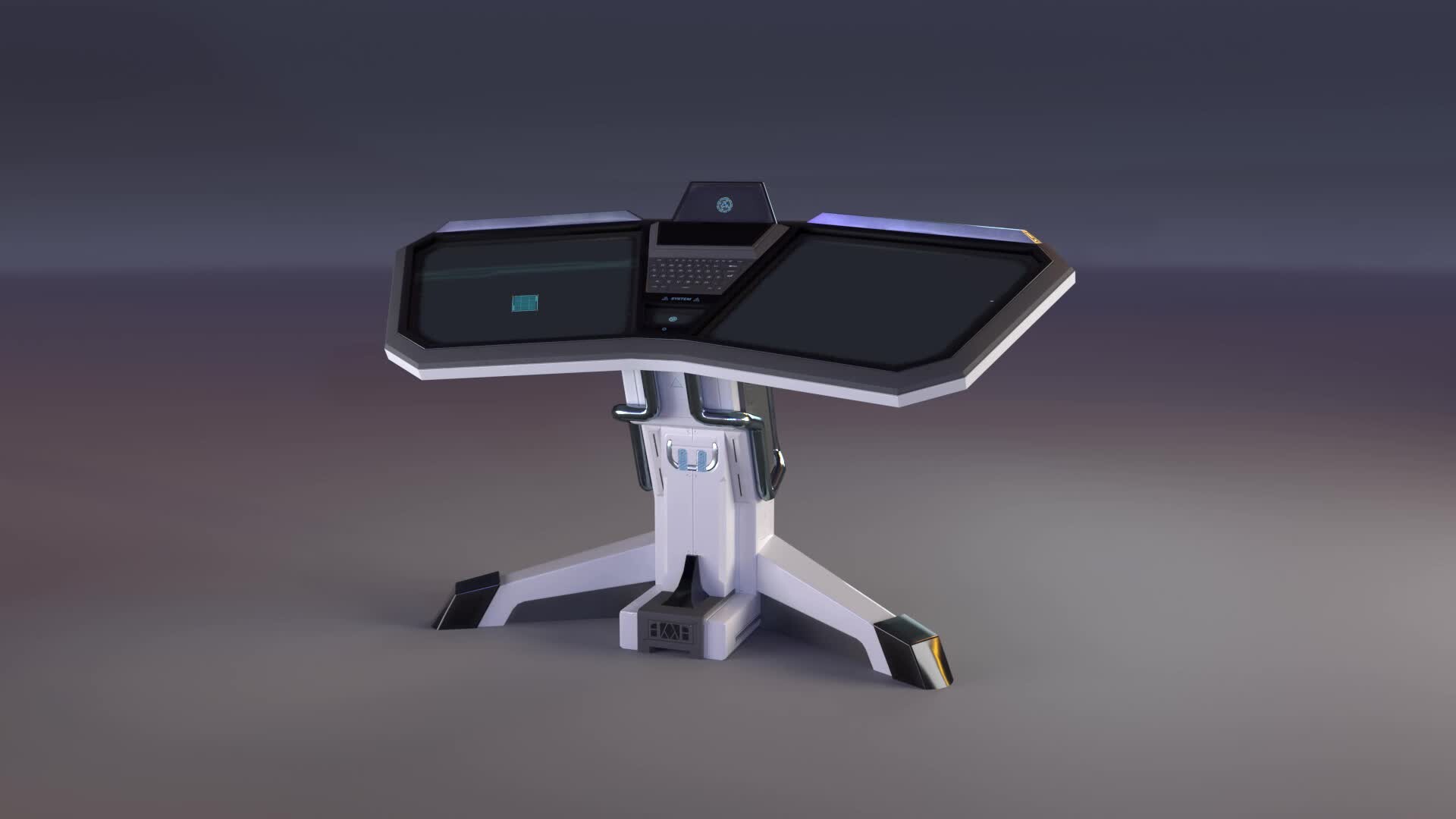 ArtStation - Sci-Fi Computer Terminal