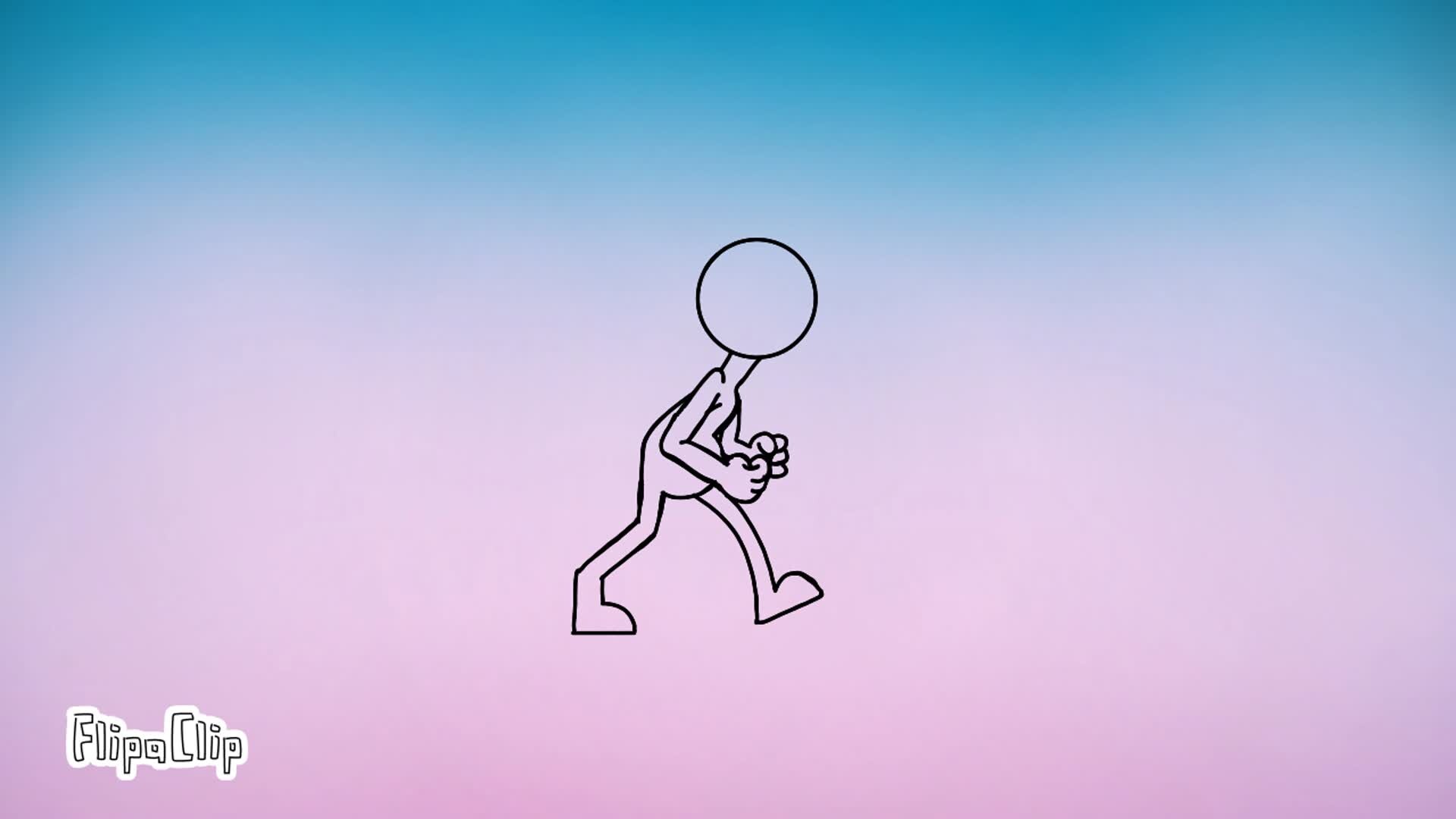 ArtStation - 2D Animation Practice - Character Walk Cycle & Run Cycle