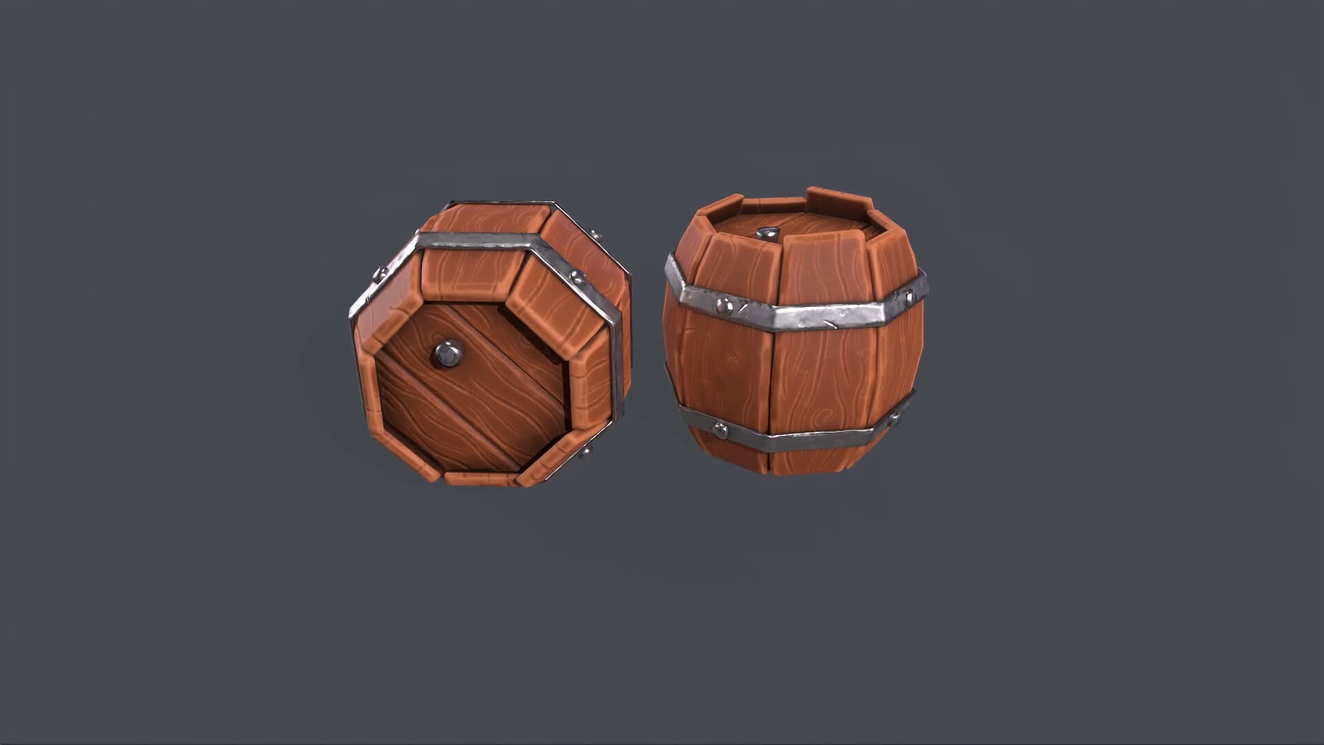 ArtStation - Stylized Barrel