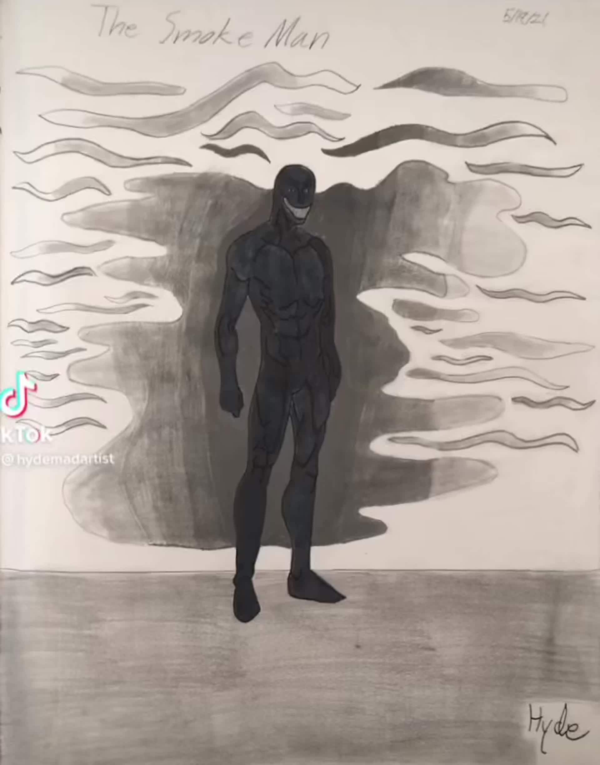 ArtStation - The Smoke Man and after