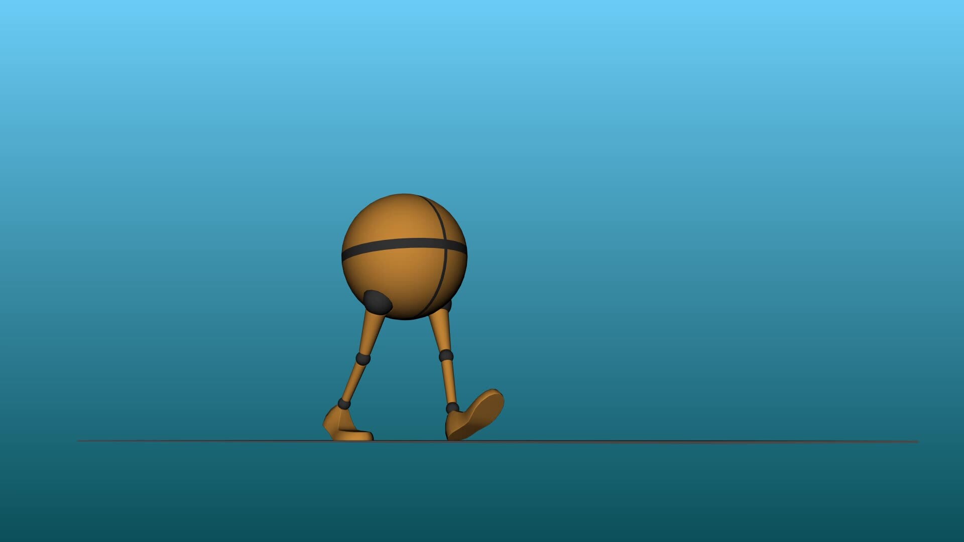 ArtStation - Walker Walk ANIMATION Practice