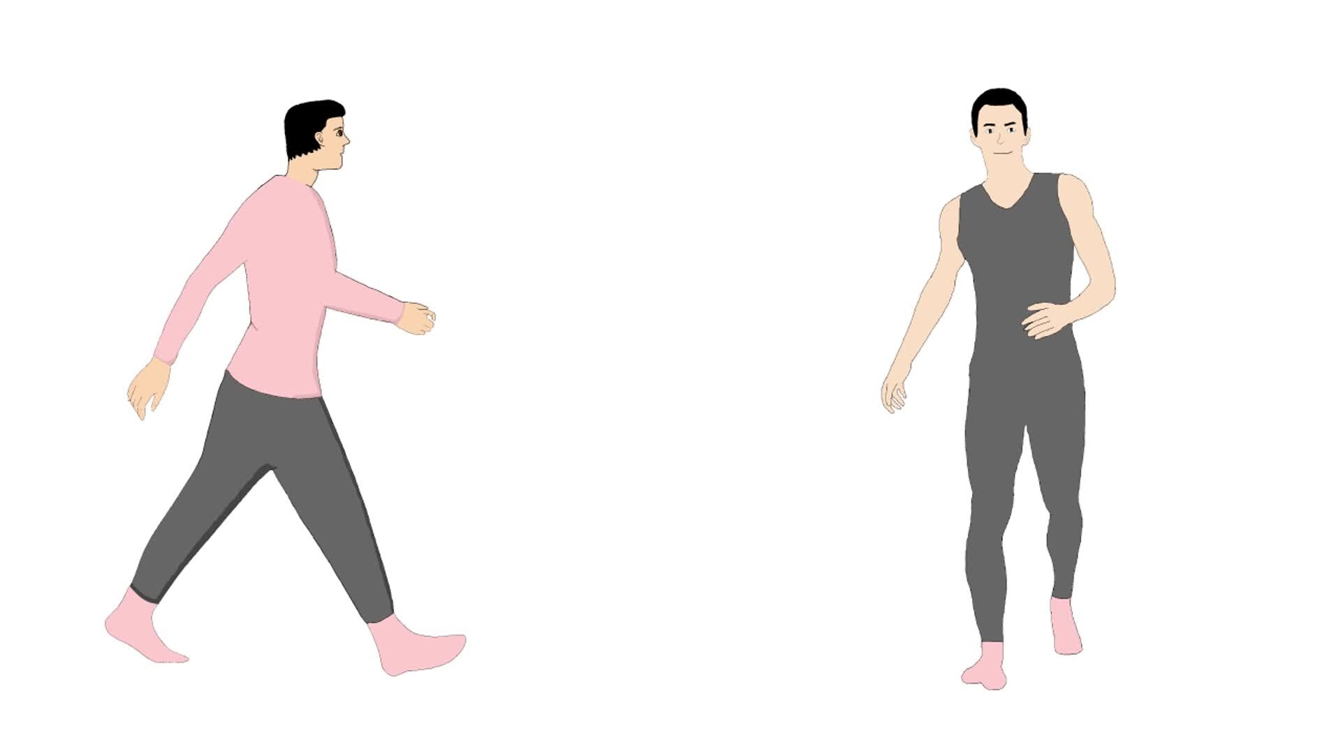 ArtStation - An animation of a person walking