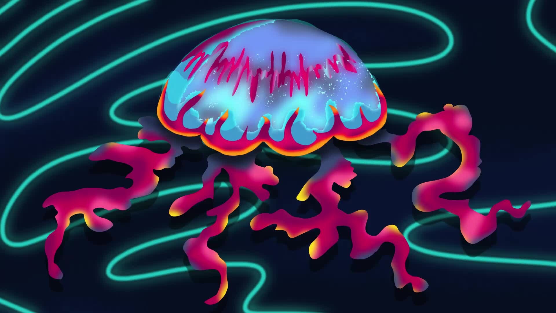 ArtStation - Electric Jellyfish