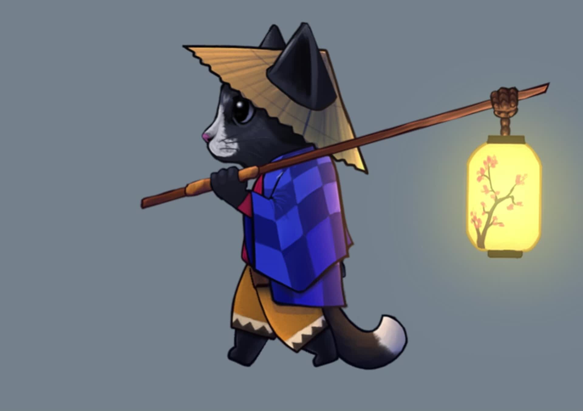 ArtStation - Samurai cat