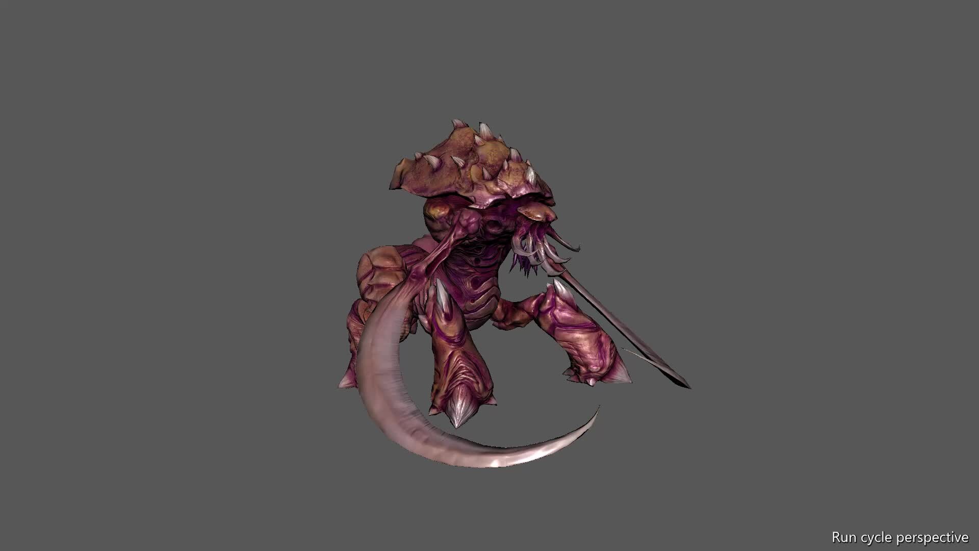 ArtStation - Creature Run cycle - Gameplay Animation