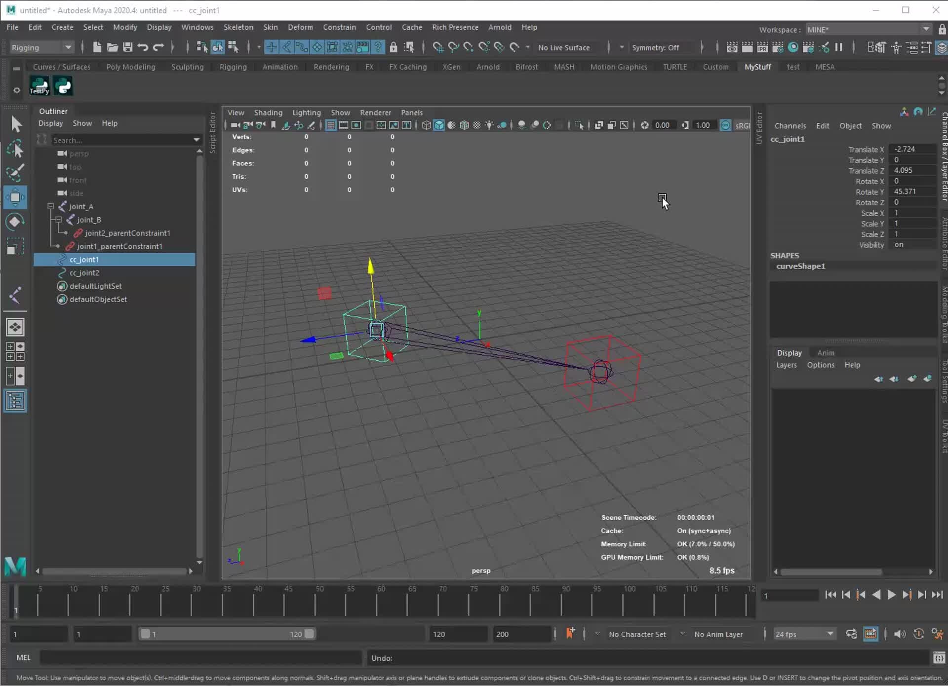 ArtStation - Pipeline Script - Controls renaimer based on constraints.