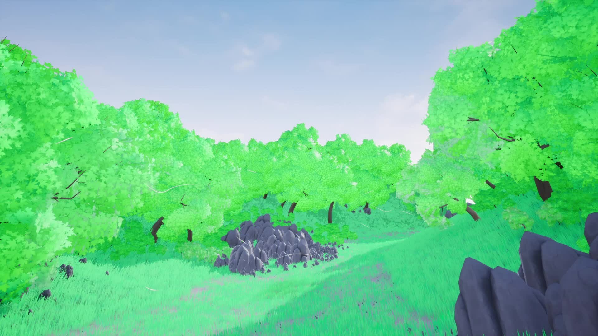 ArtStation - Stylized Forest Scene