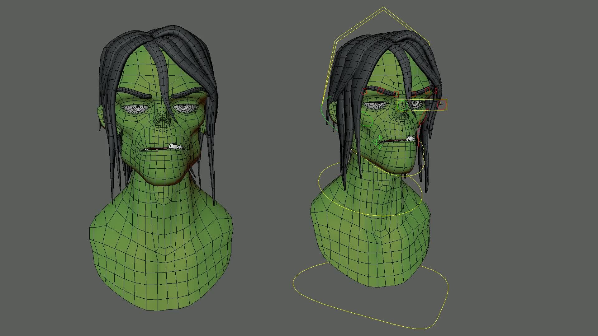 ArtStation - Rig Faciale Zombie