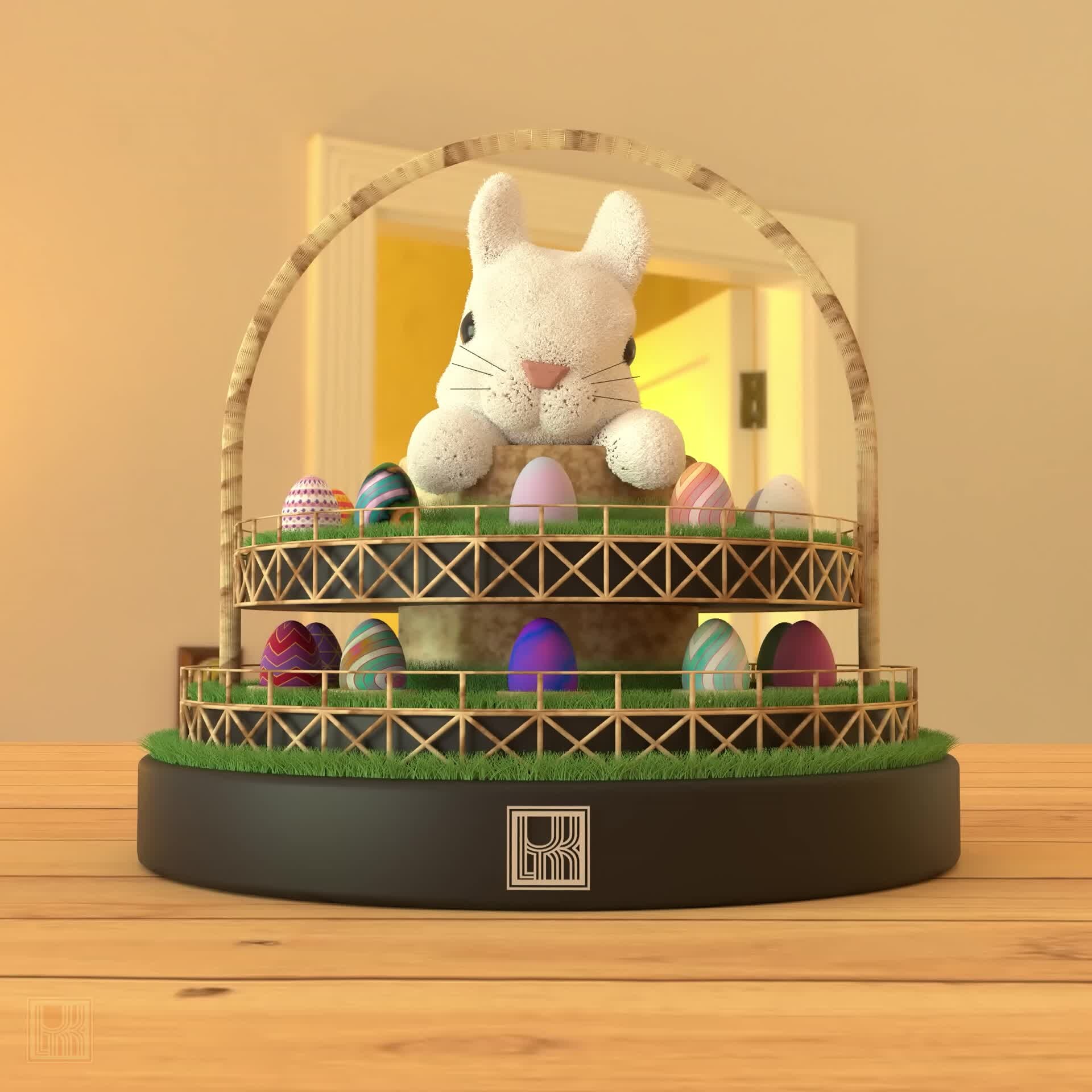 ArtStation - Easter Bunny Greeting Video (2021)