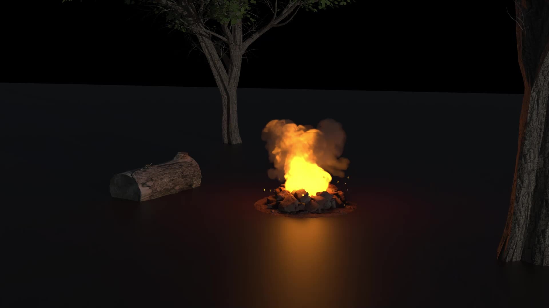 ArtStation - EmberGen: Campfire