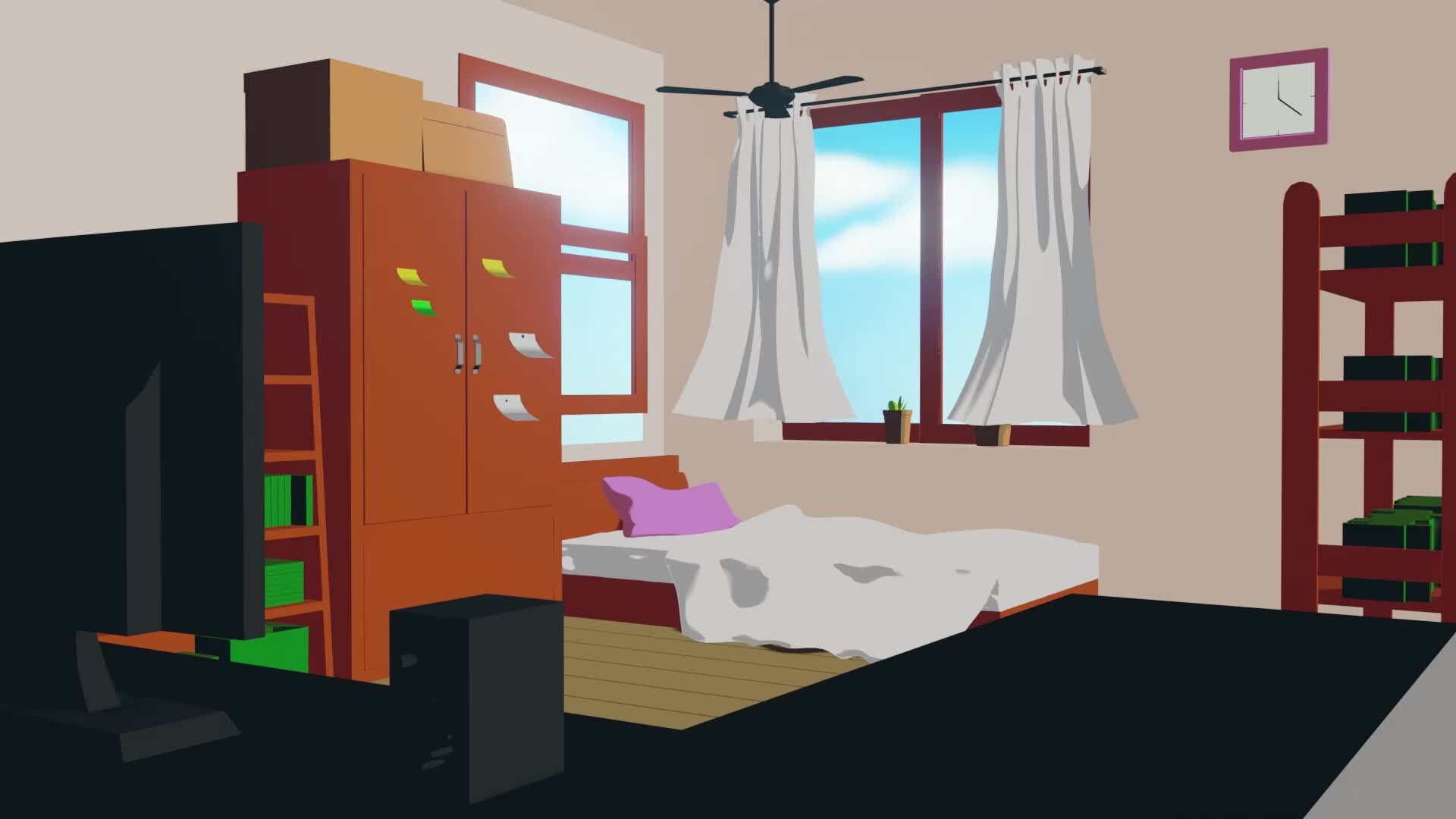 ArtStation - Cartoon interior 3D