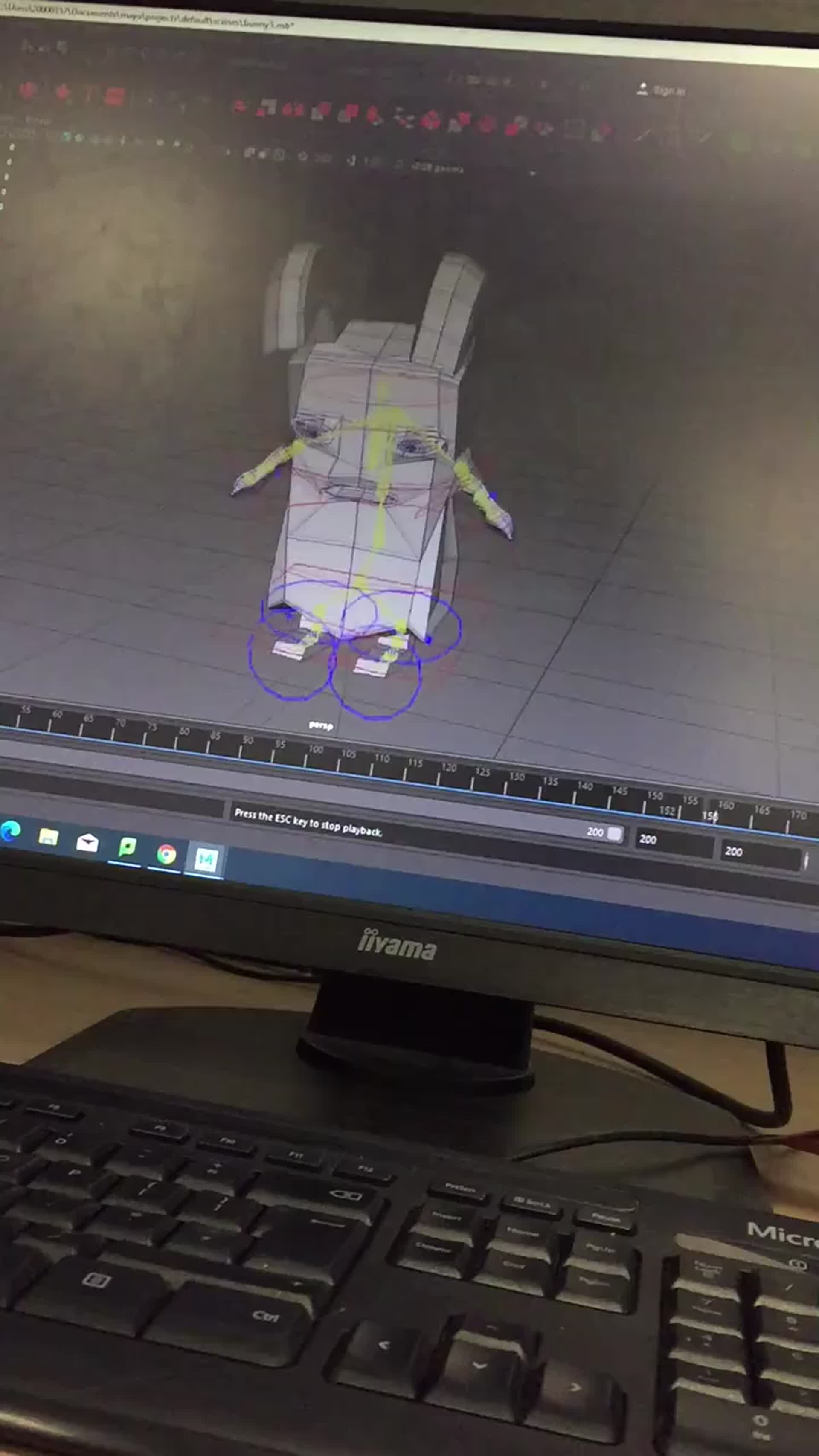 ArtStation - Rabbit character jumping Animation