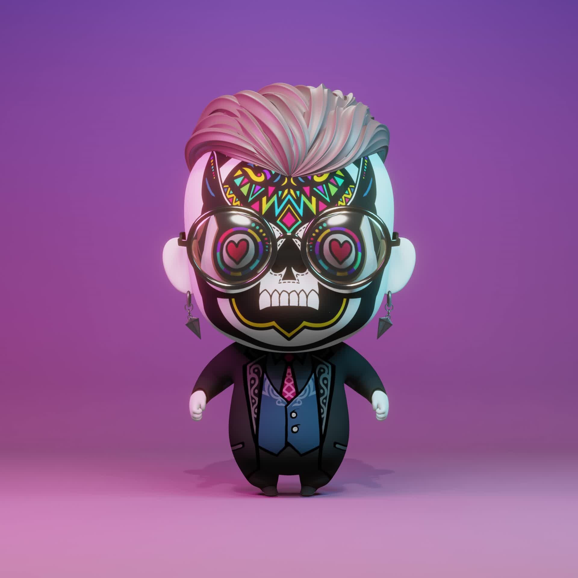 ArtStation - Jump #001 - Skull